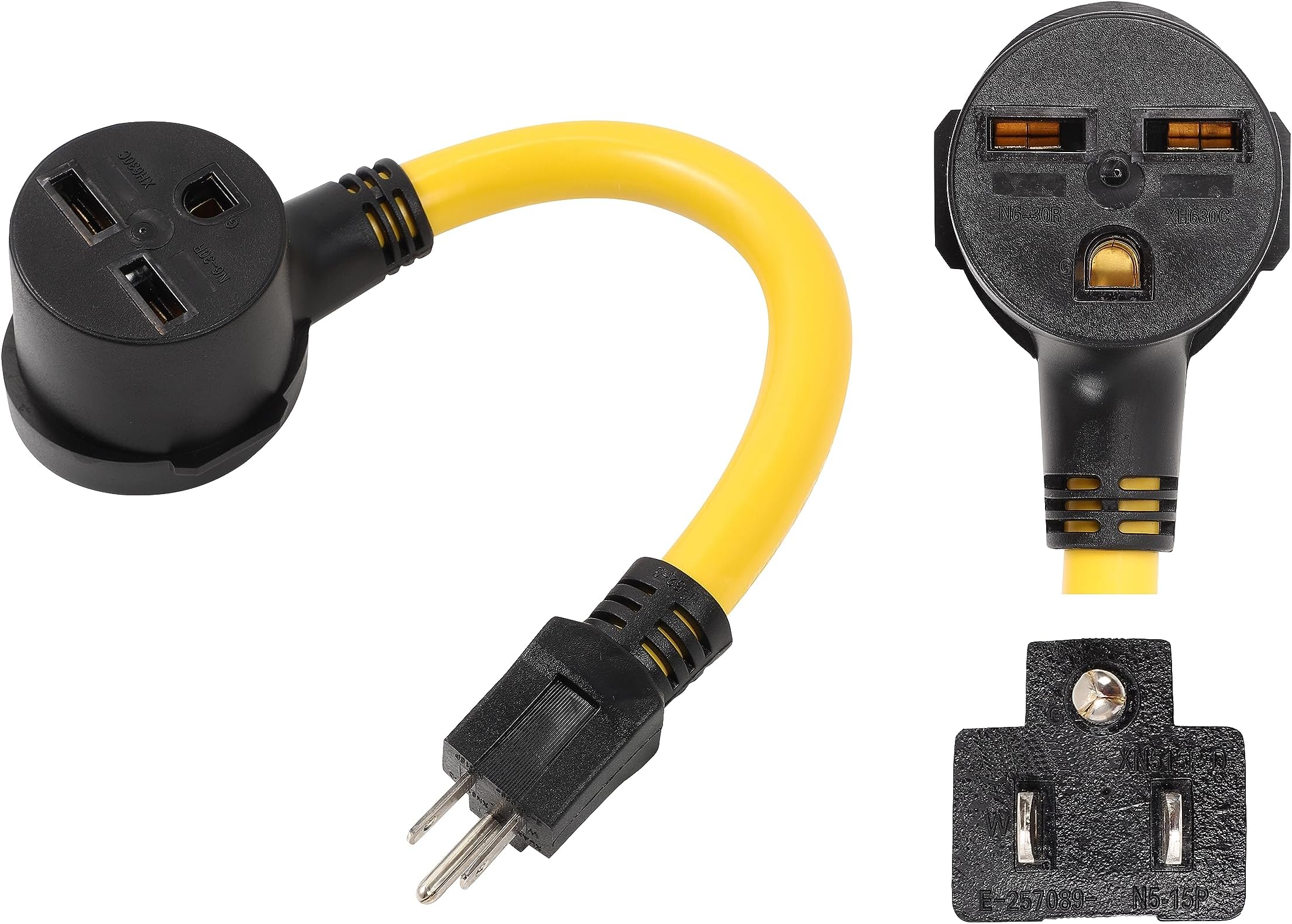 ONETAK NEMA 6-50P to 6-30R 240V 50 Amp 3 Prong Male Plug to 30 Amp 3 ...