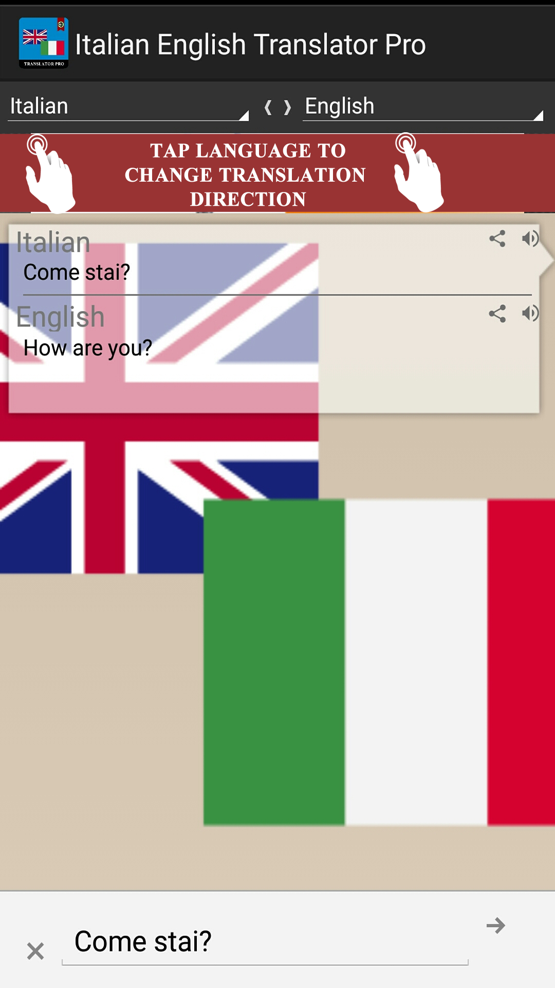 Italian English Translator Pro - App on Amazon Appstore