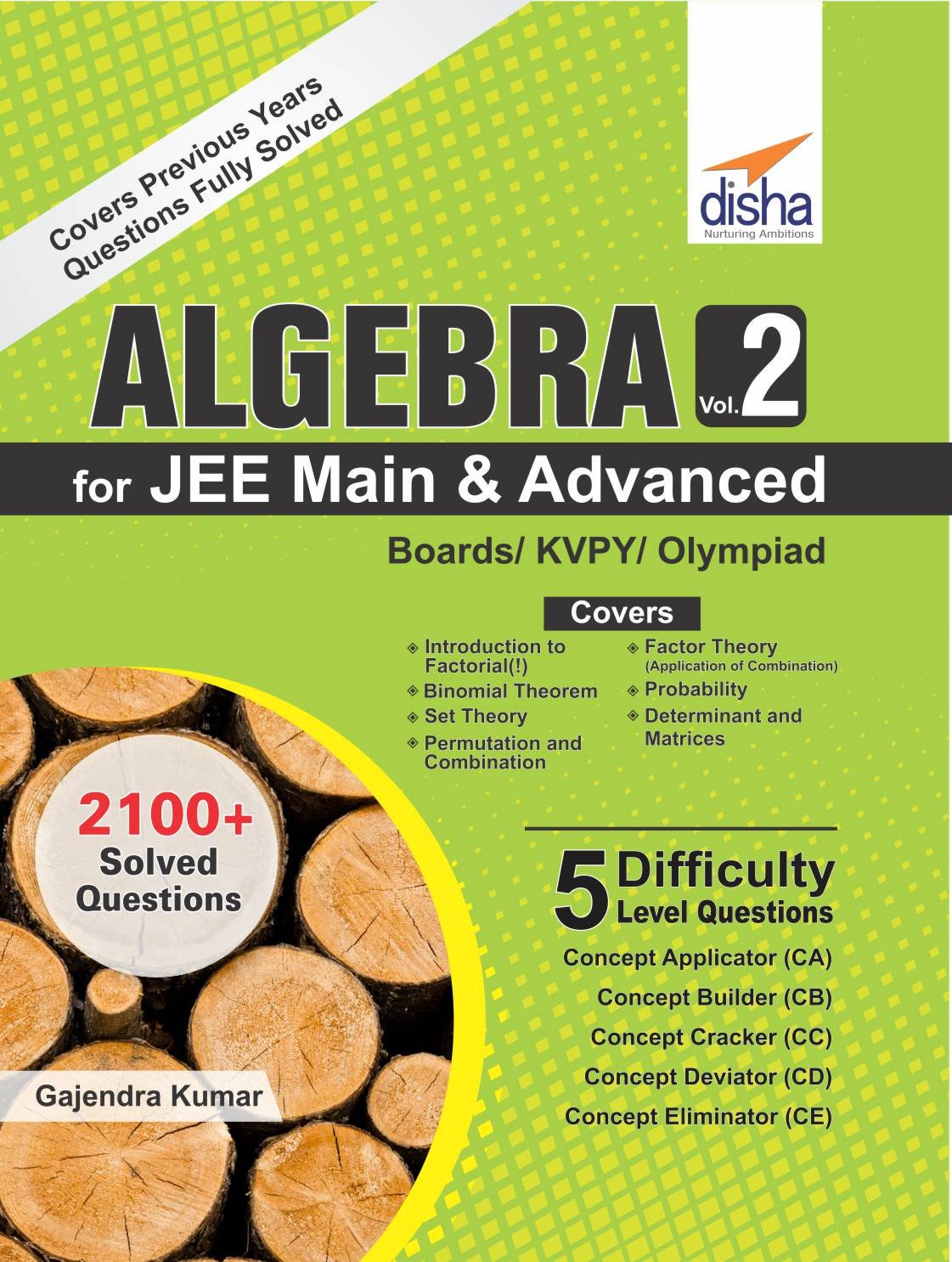 Buy Algebra Vol 2 for JEE Main & Advanced/ Boards/ Olympiads/ KVPY Book ...