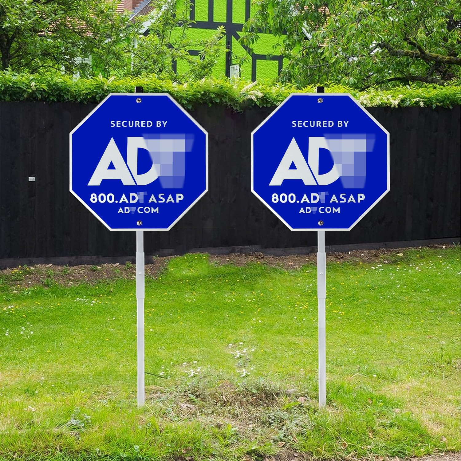 Amazon.com : Generic 2 Pack Security Sign - Heavy Duty 28"" Aluminum ...