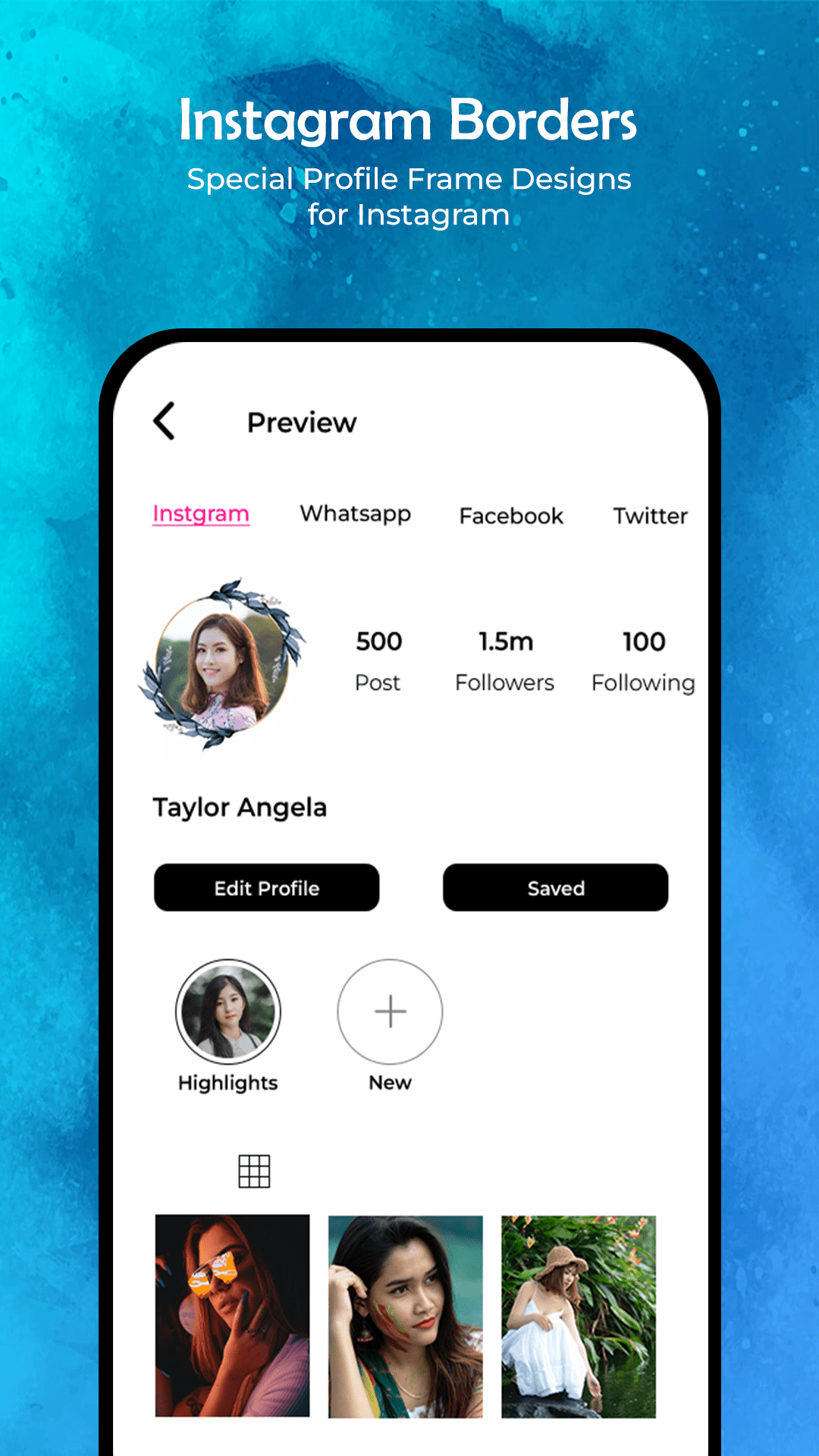 Profile Picture Photo Frame:Amazon.co.uk:Appstore for Android