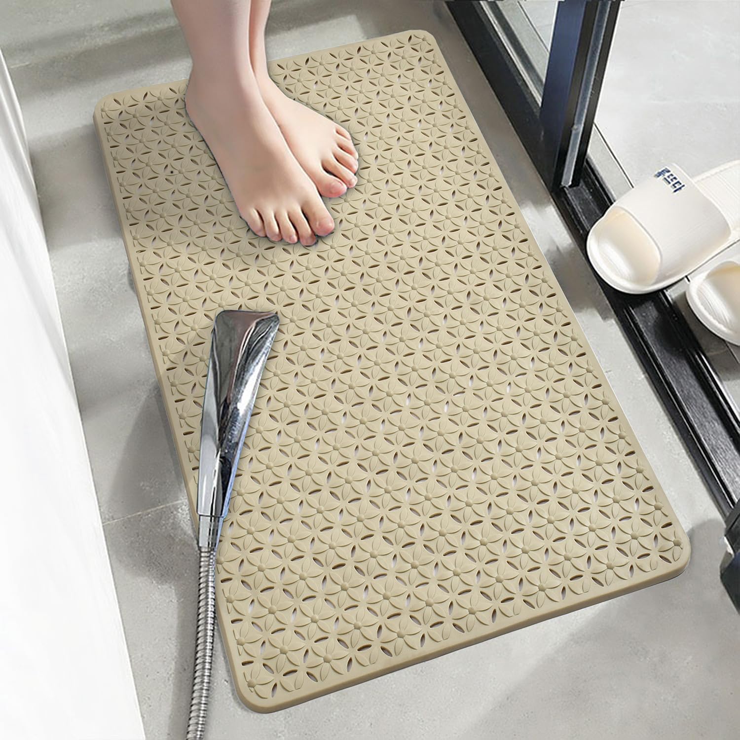 Buy Yellow Weaves Anti Skid Shower Mat | Versatile Bathroom Safety ...