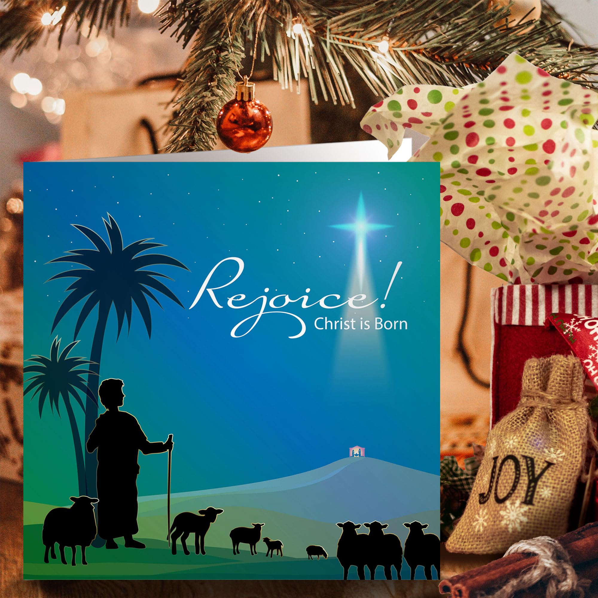 Christian Christmas cards, pack of 10 – Christ is Born Christmas cards ...