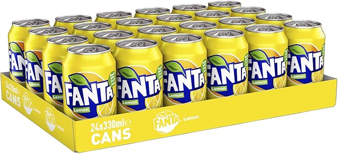Fanta Lemon 24 x 330ml Cans, 5017726153281 : Amazon.co.uk: Grocery