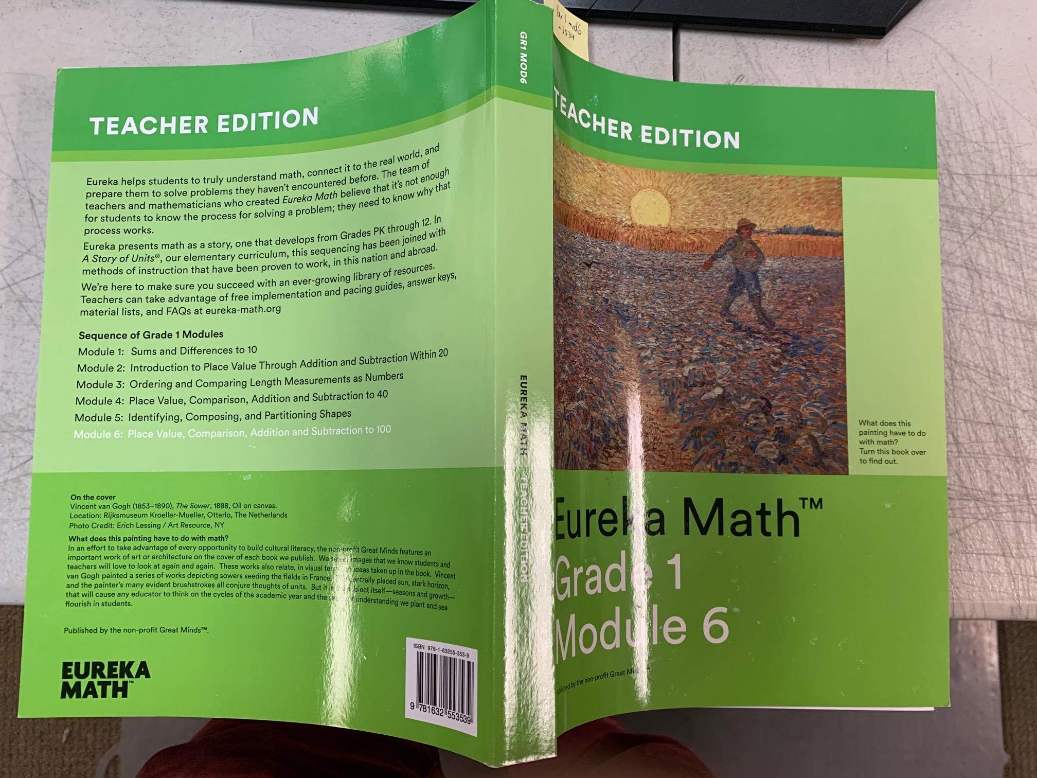 Eureka Math Teacher Edition Grade 1 Module 6, Place Value, Comparison ...