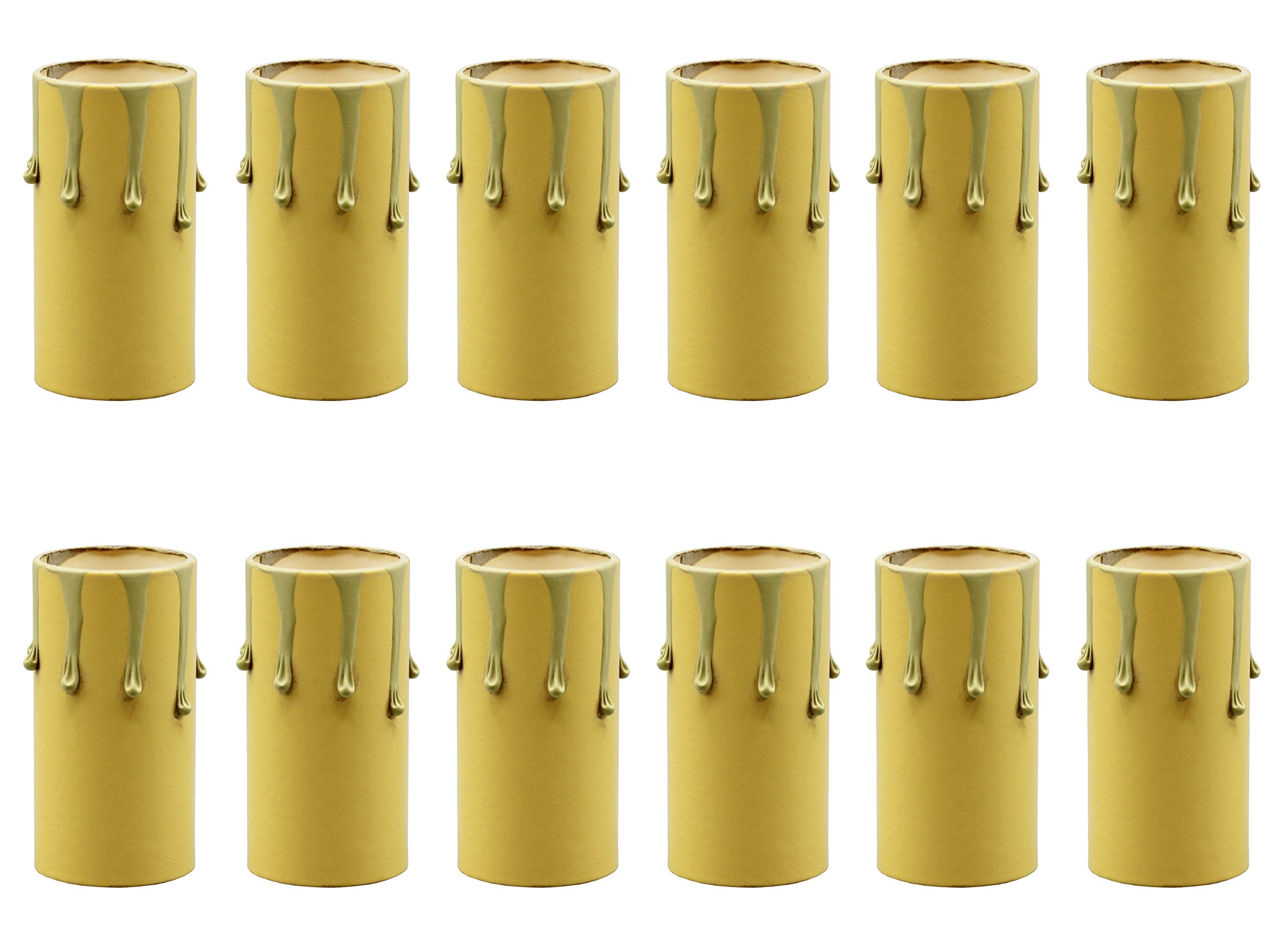 Creative Hobbies 1-3/4 Inch Tall Antique Drip Look Candle Socket Covers ...