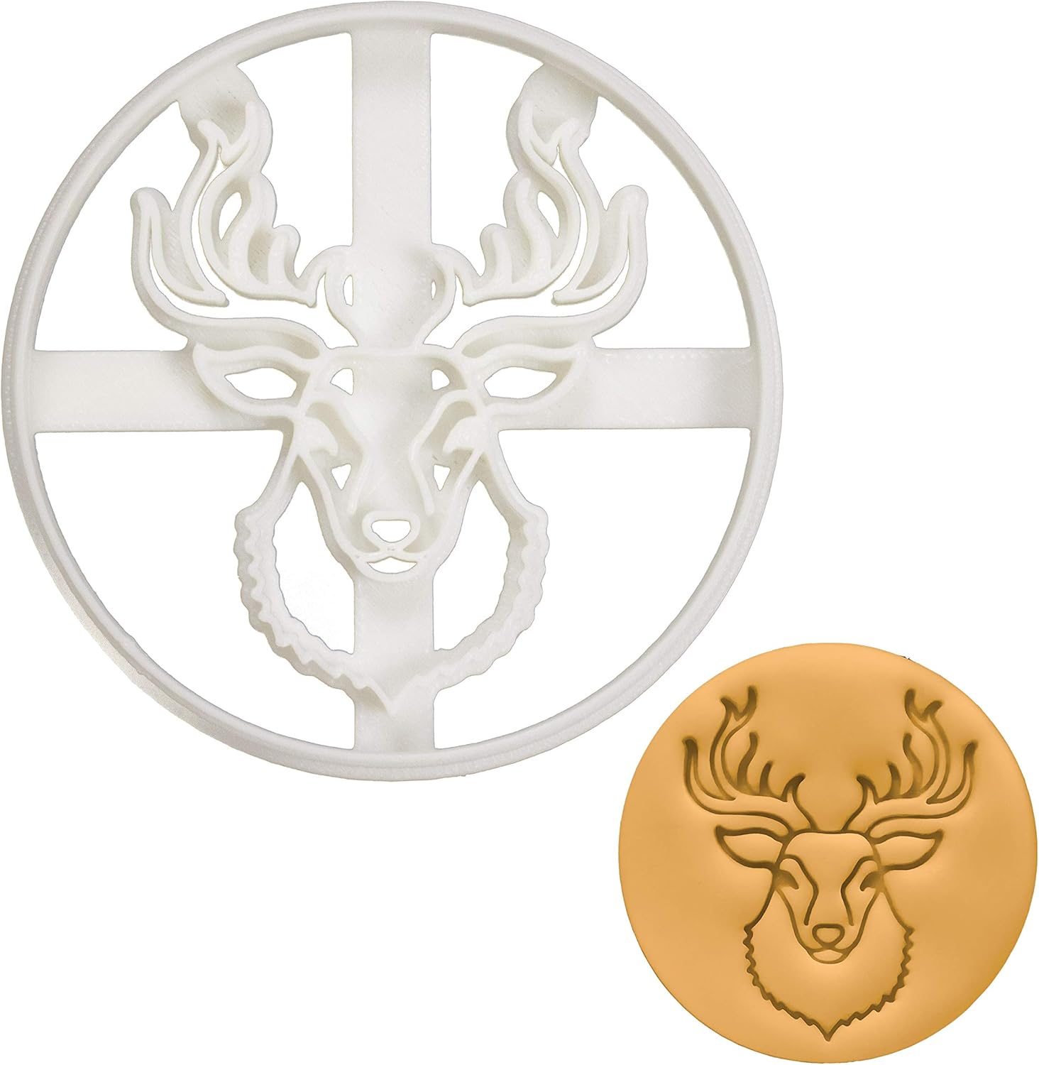 Amazon.com: Stag Head cookie cutter, 1 piece - Bakerlogy: Home & Kitchen