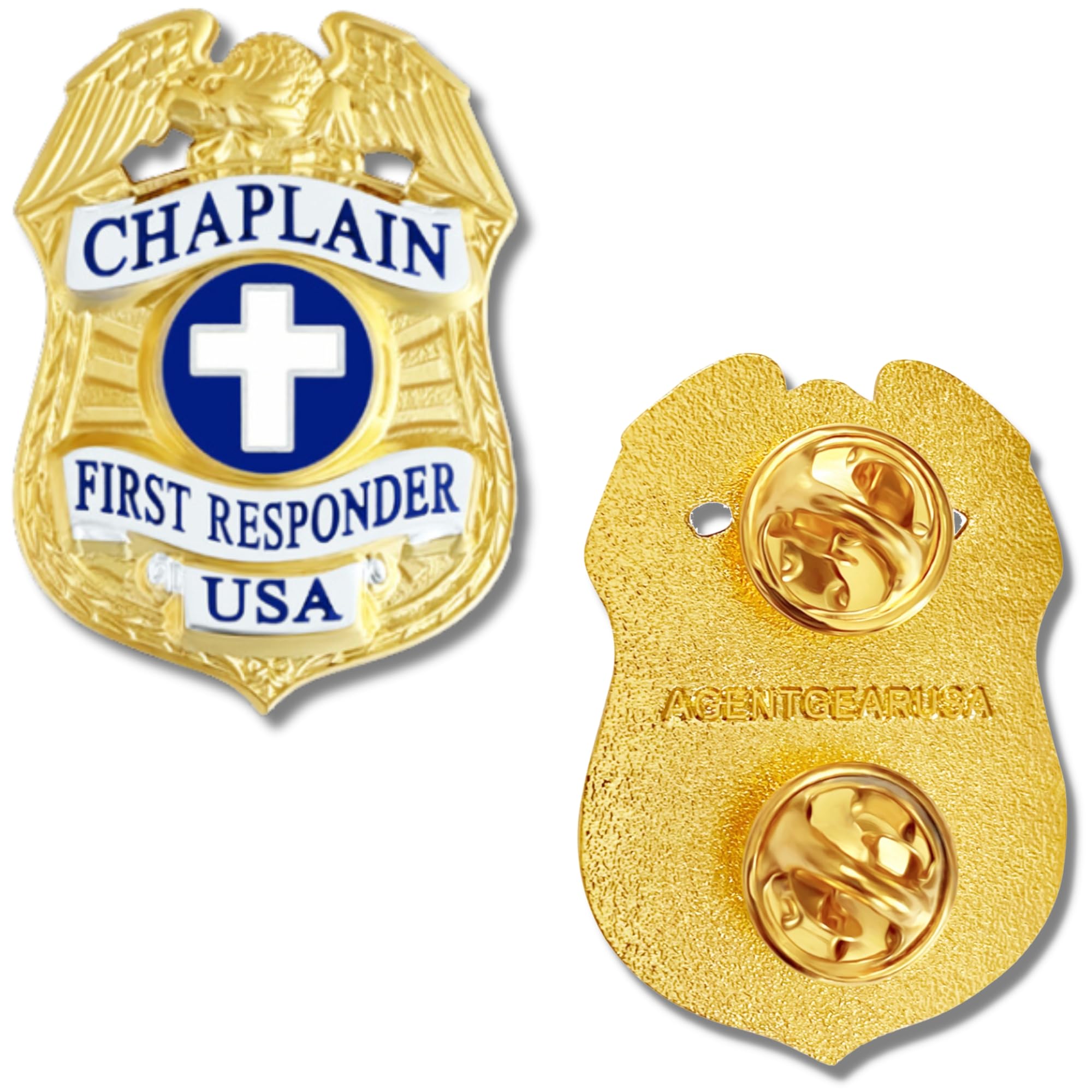 Amazon.com: Chaplain Lapel Pin First Responder - Uniform Cross Insignia ...
