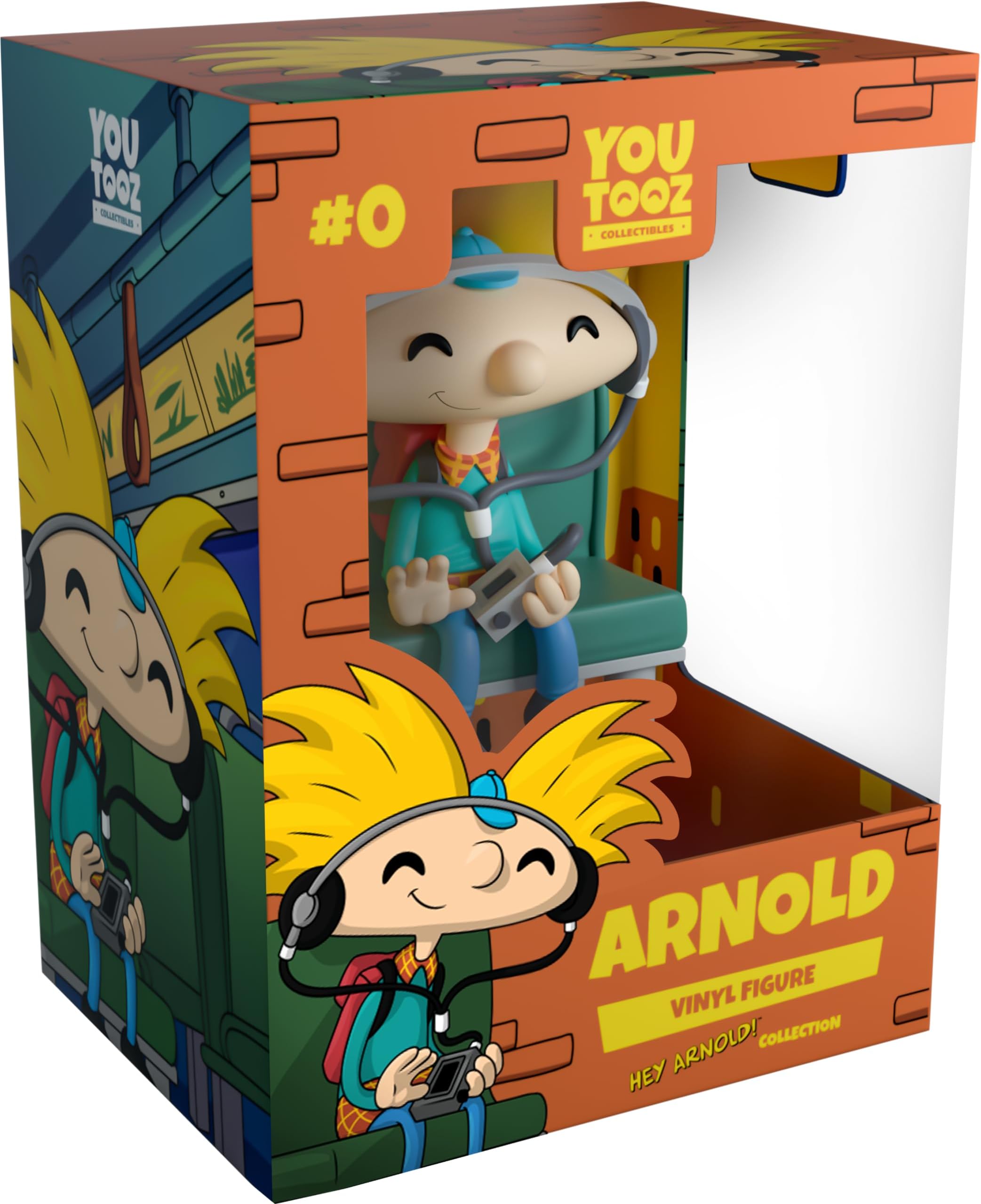 Amazon.com: Youtooz Arnold Vinyl Figure 4.5", Hey Arnold Action Figure ...