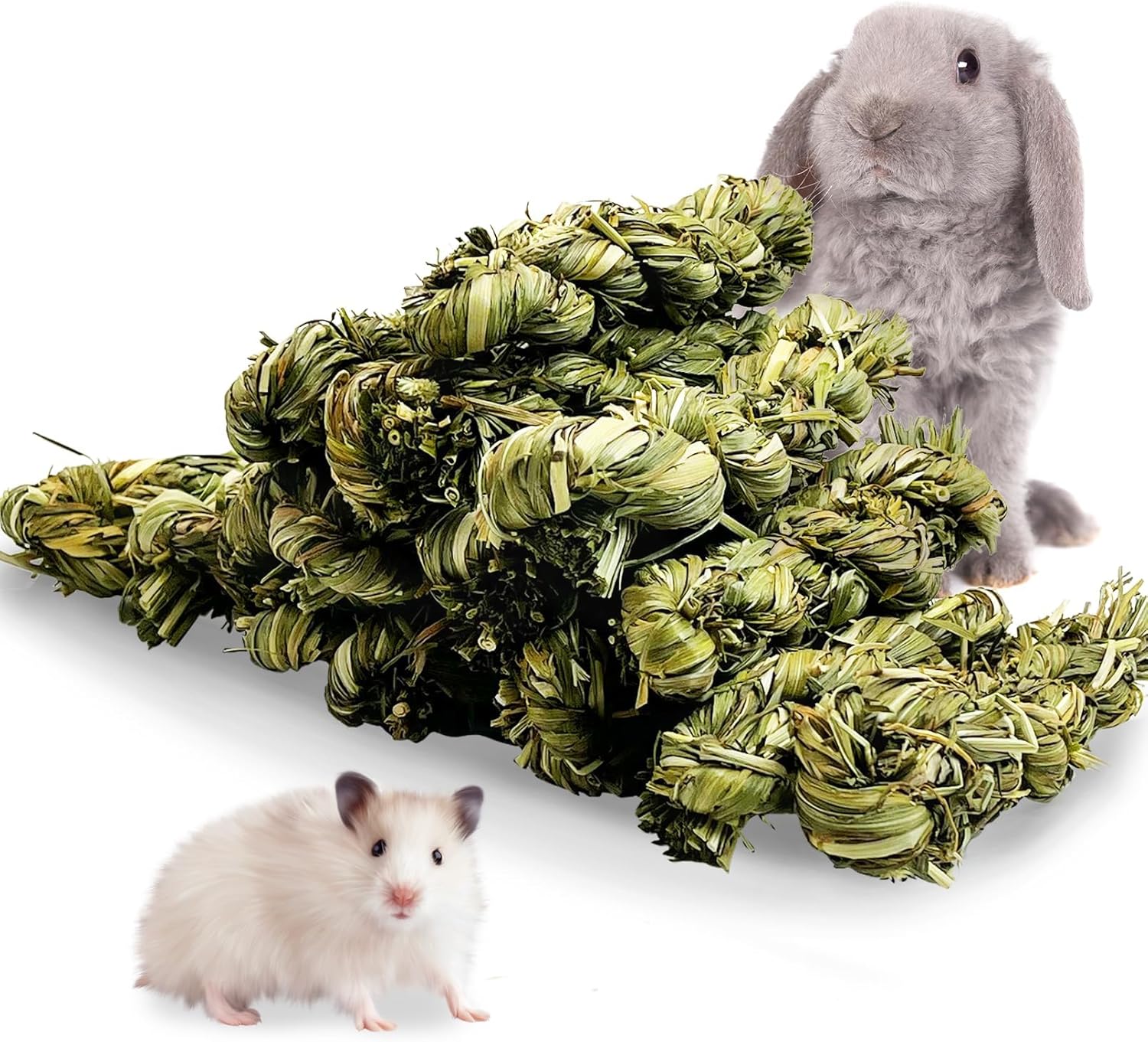 Amazon.com : Hamiledyi 15 PCS Rabbit Chew Toys for Teeth - Timothy Hay ...