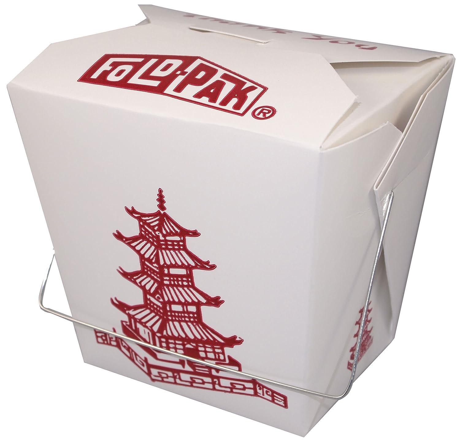Amazon.com: Fold-Pak 32WHPGWSTM Pagoda Print Paper Wire-Handled Food ...