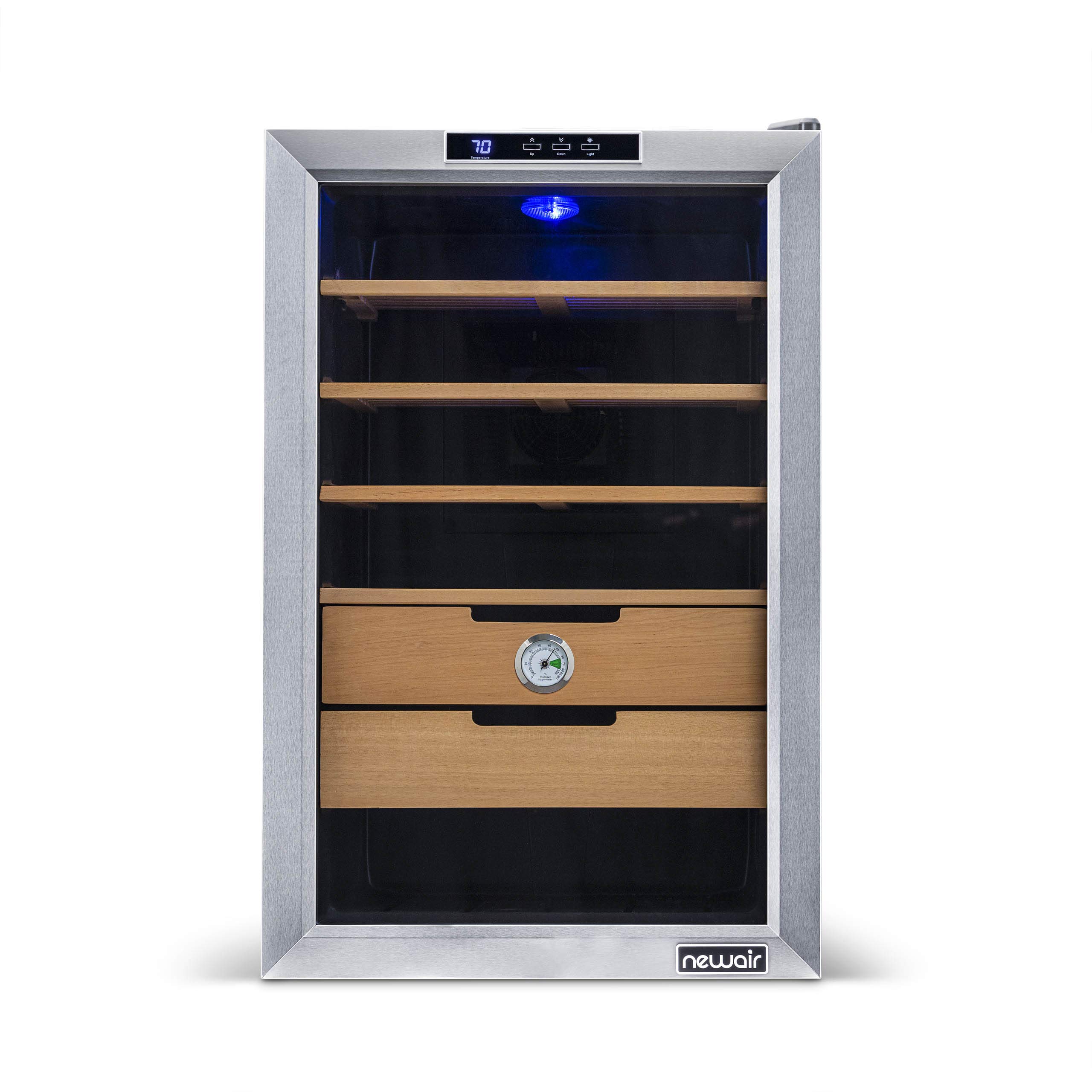 Buy NewAir Cigar Humidor with 400 Cigar Capacity, Digital Cooler ...