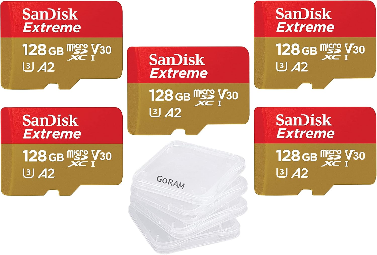 Amazon.com: SanDisk 128GB Extreme microSDXC 190MB/s UHS-I Memory Card ...
