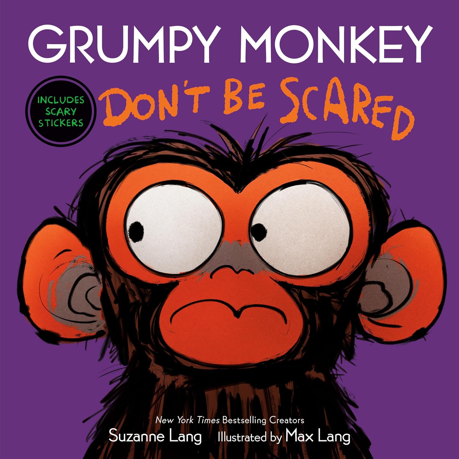 Amazon | Grumpy Monkey Don't Be Scared: Includes Scary Stickers | Lang ...