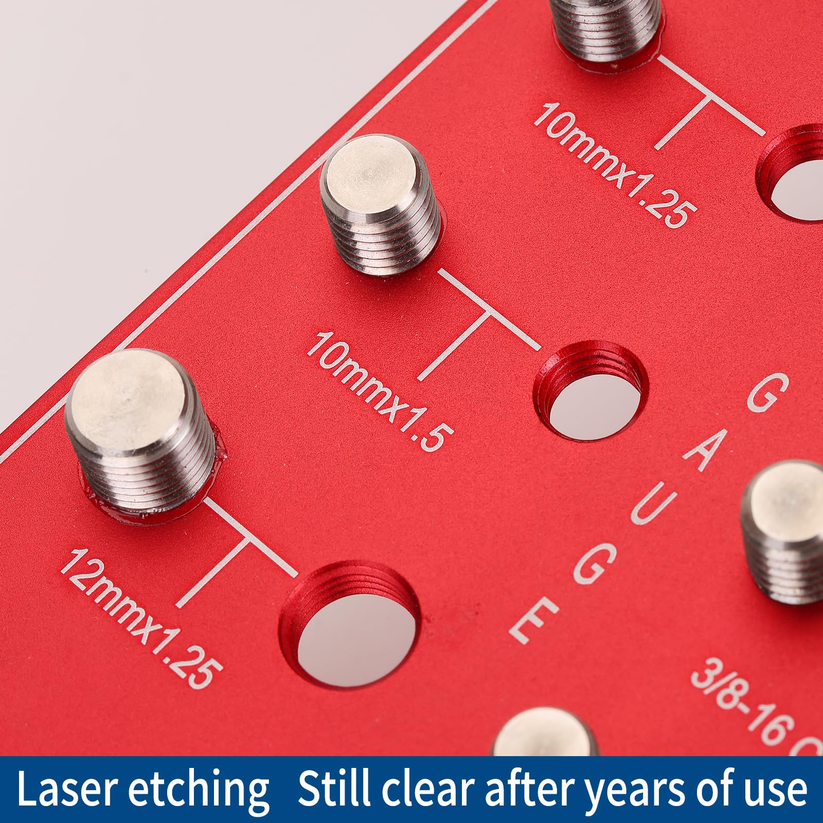 Thread Checker,Metric and Standard,Steel Alloy Nut and Bolt Thread ...