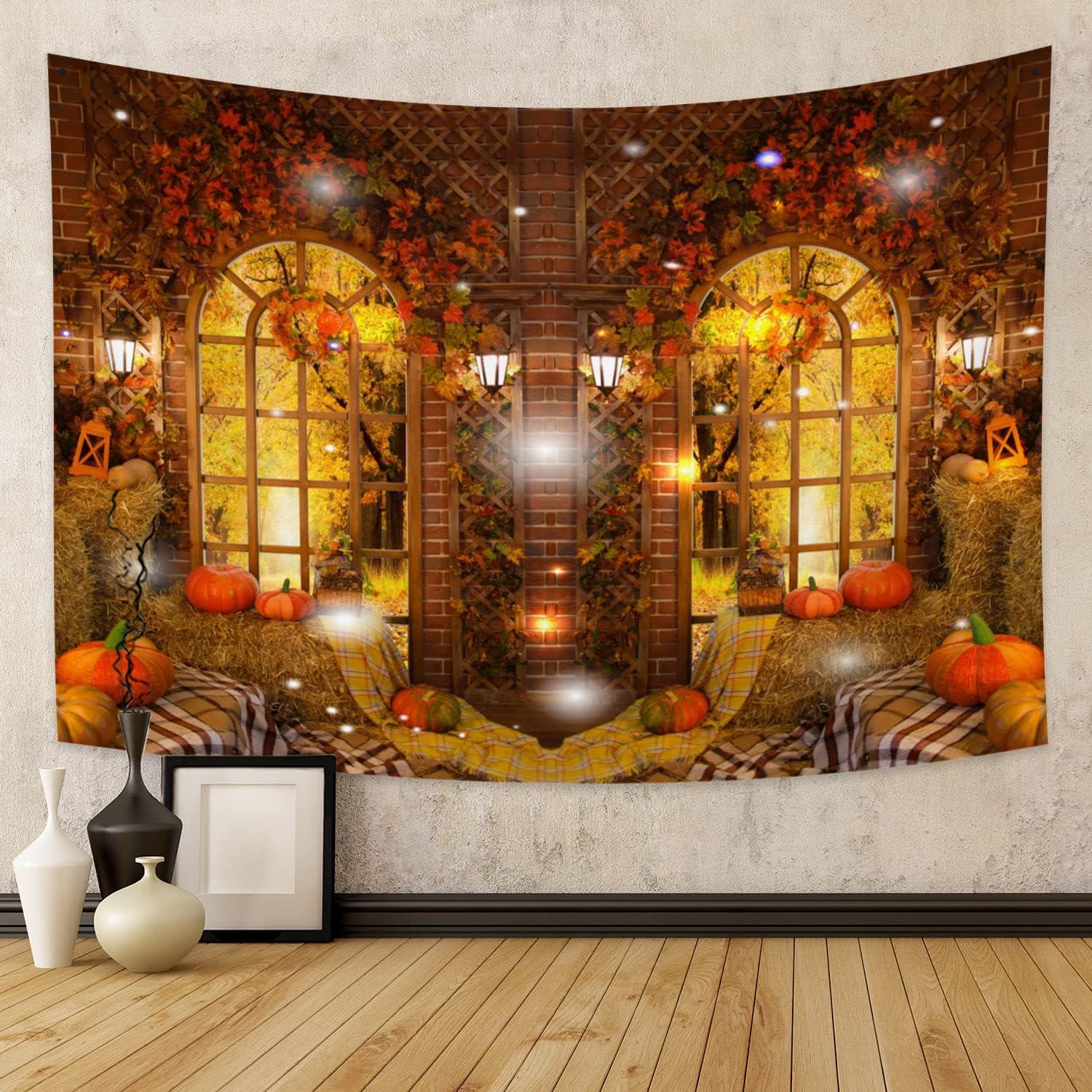 Amazon.com: Arrebolart Happy Thanksgiving Fall Wall Hanging - Autumn ...