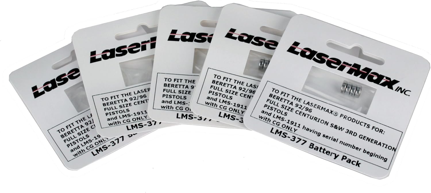 LaserMax 377 Silver Oxide Batteries, 5 Pack, Batteries - Amazon Canada