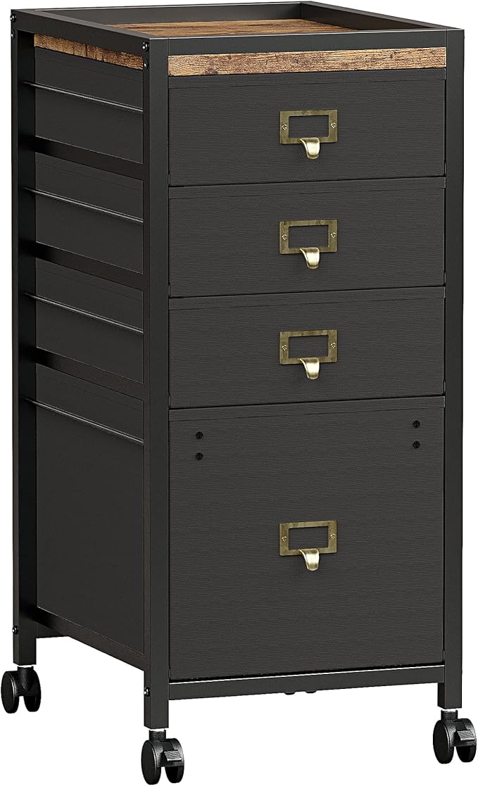 Amazon.com: Alkmaar File Cabinet with 4 Drawer, Vertical Filing Cabinet ...