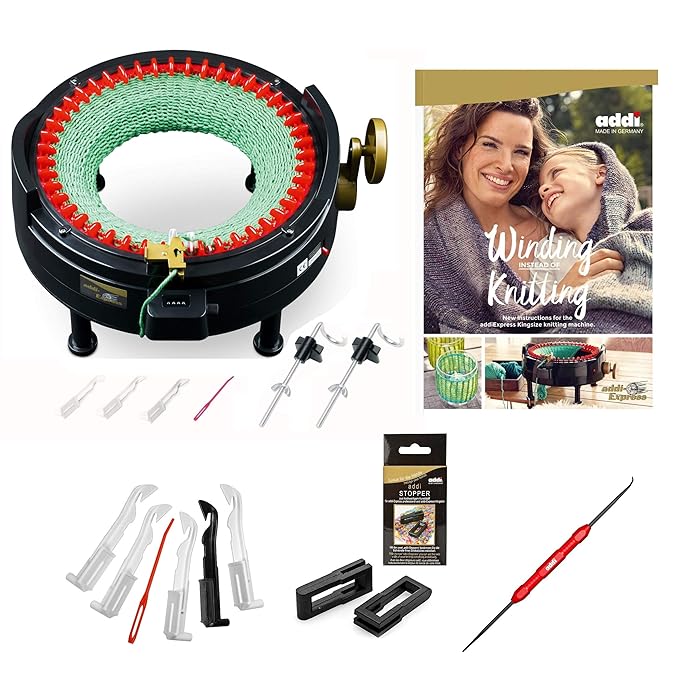 Buy addi Express King Size Knitting Machine Kit Extended Version with ...