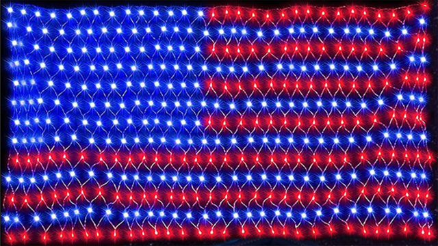 American Flag Holiday Lights American Flag Paper Lantern Patriotic