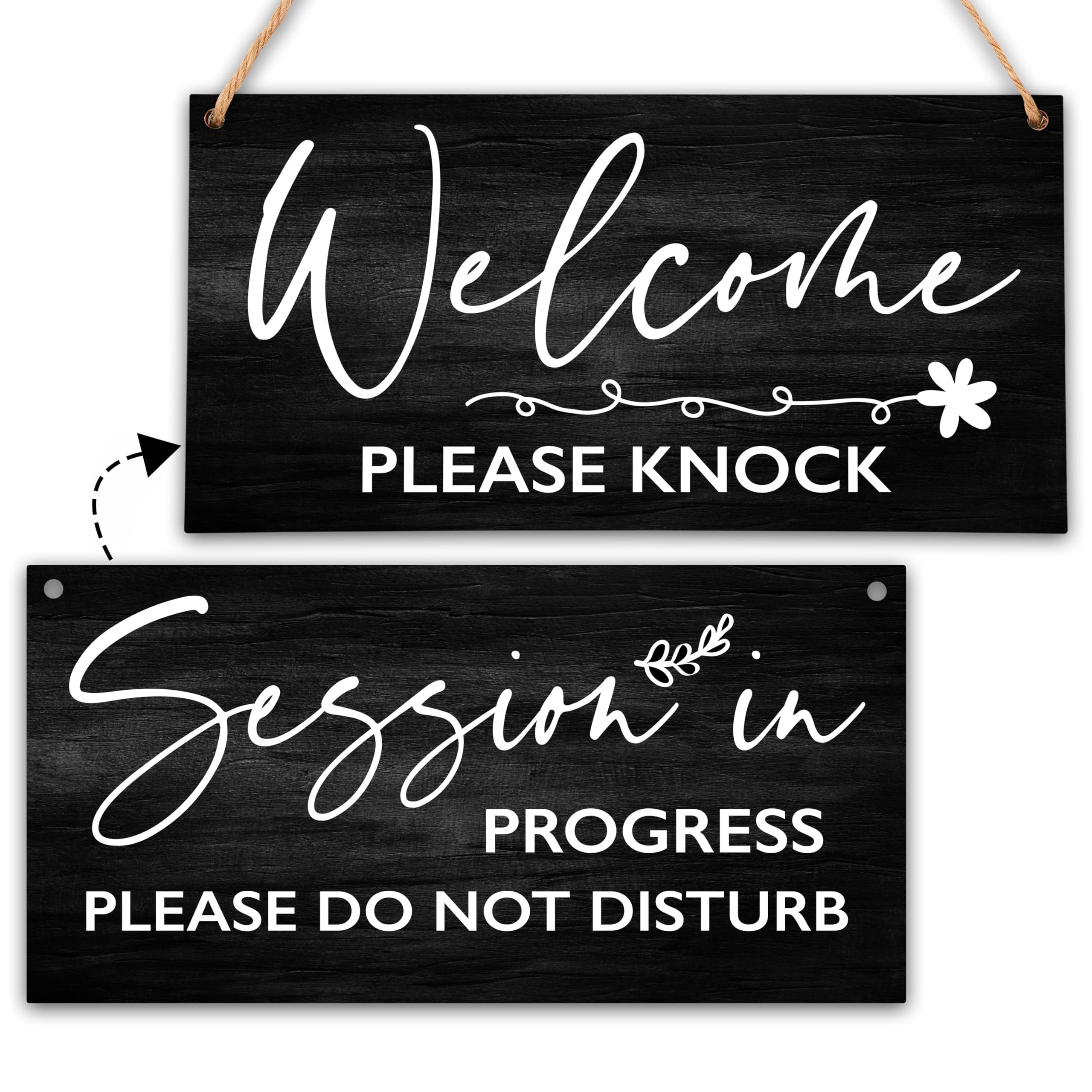 Amazon.com: In Session Door Sign for Therapists, Do Not Disturb Hanger ...