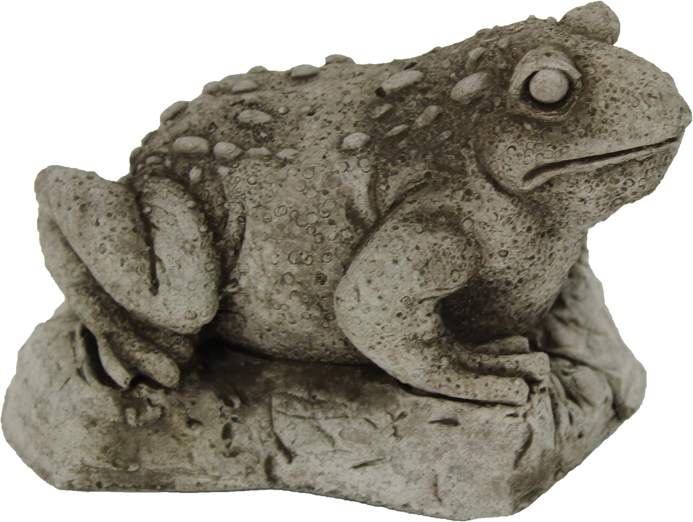 Amazon.com : Toad Garden Statues Cement Frog Sculptures Cast Stone ...