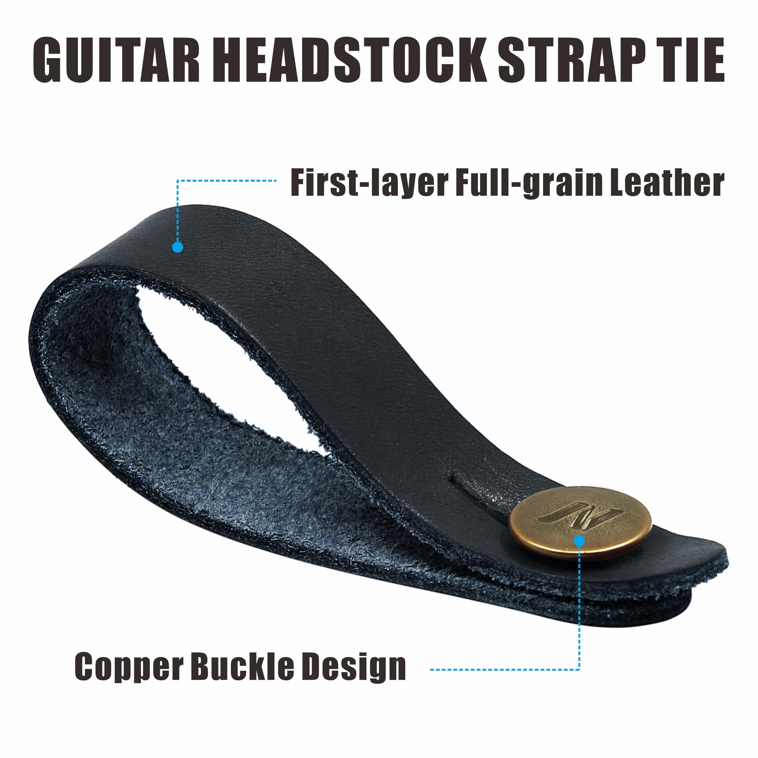 Snapklik.com : Nefelibata Guitar Strap Lock, Leather Guitar Strap ...