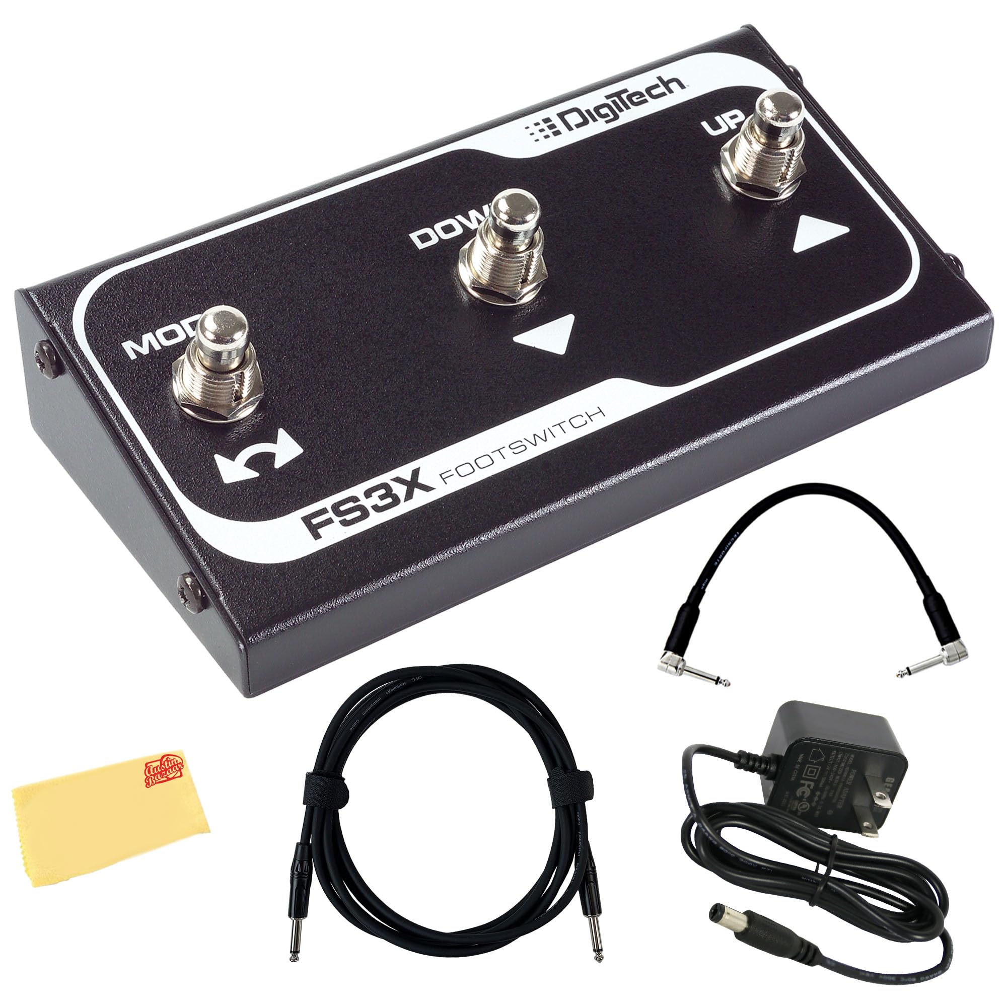 Amazon.com: DigiTech FS3X 3-Button Footswitch Bundle with Power Supply ...