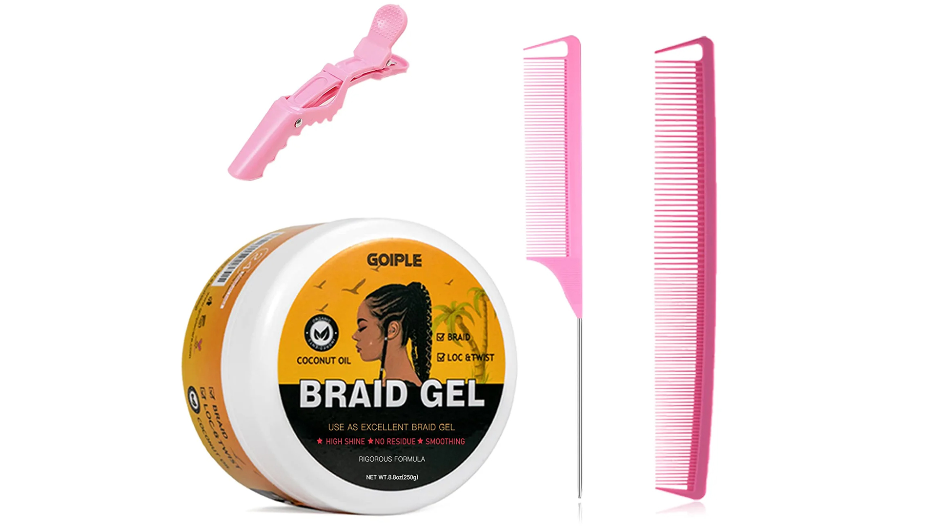Watch Goiple Strong Hold Braid Gel for Twist on Amazon Live