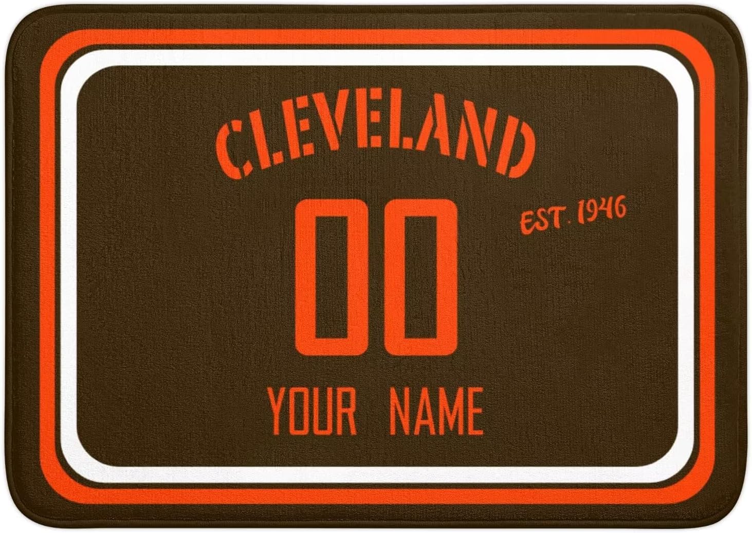 Amazon.com: Door Mat Bathroom Foot mats Rug Embossed Outdoor-Safe Mat ...