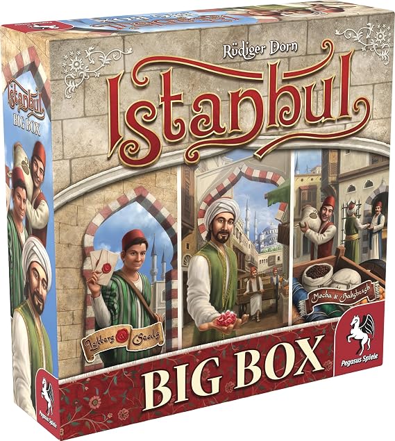 Amazon.com: Istanbul Big Box Board Game USA Edition : Toys & Games