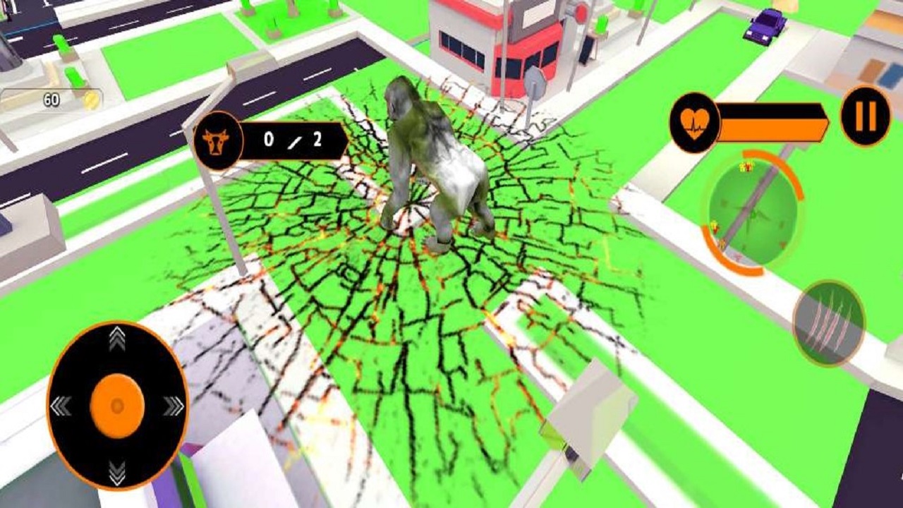 Monster Hero: City Attack Game, Incredible Hulk Green Monster Grand ...