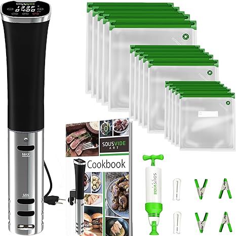 Amazon.com: SOUSVIDE ART Sous Vide Immersion Cooker Kit - Machine with ...