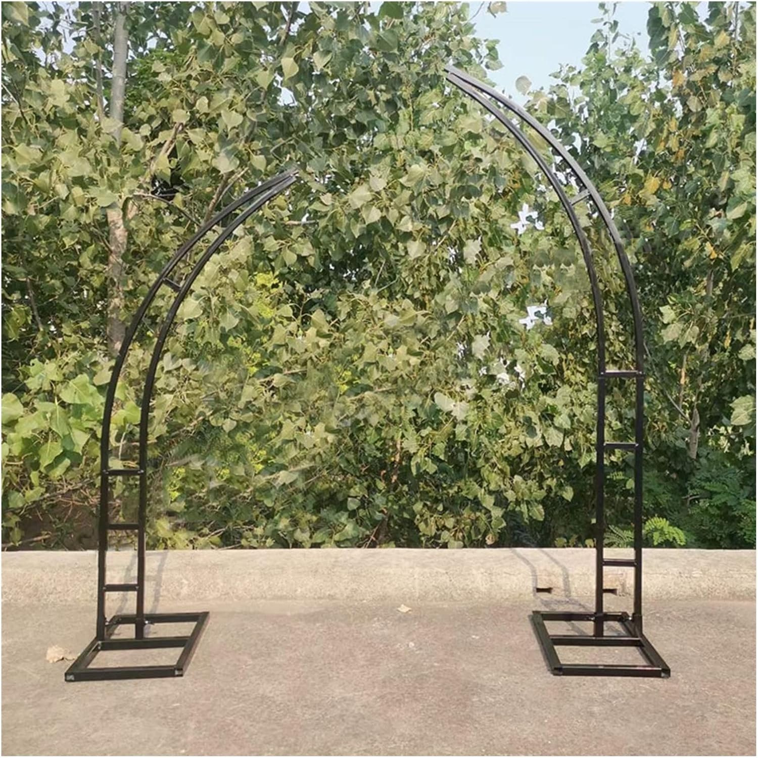 Wedding Arches For Ceremony, 2 Pieces Moon Gate Arch, Rose Archway ...