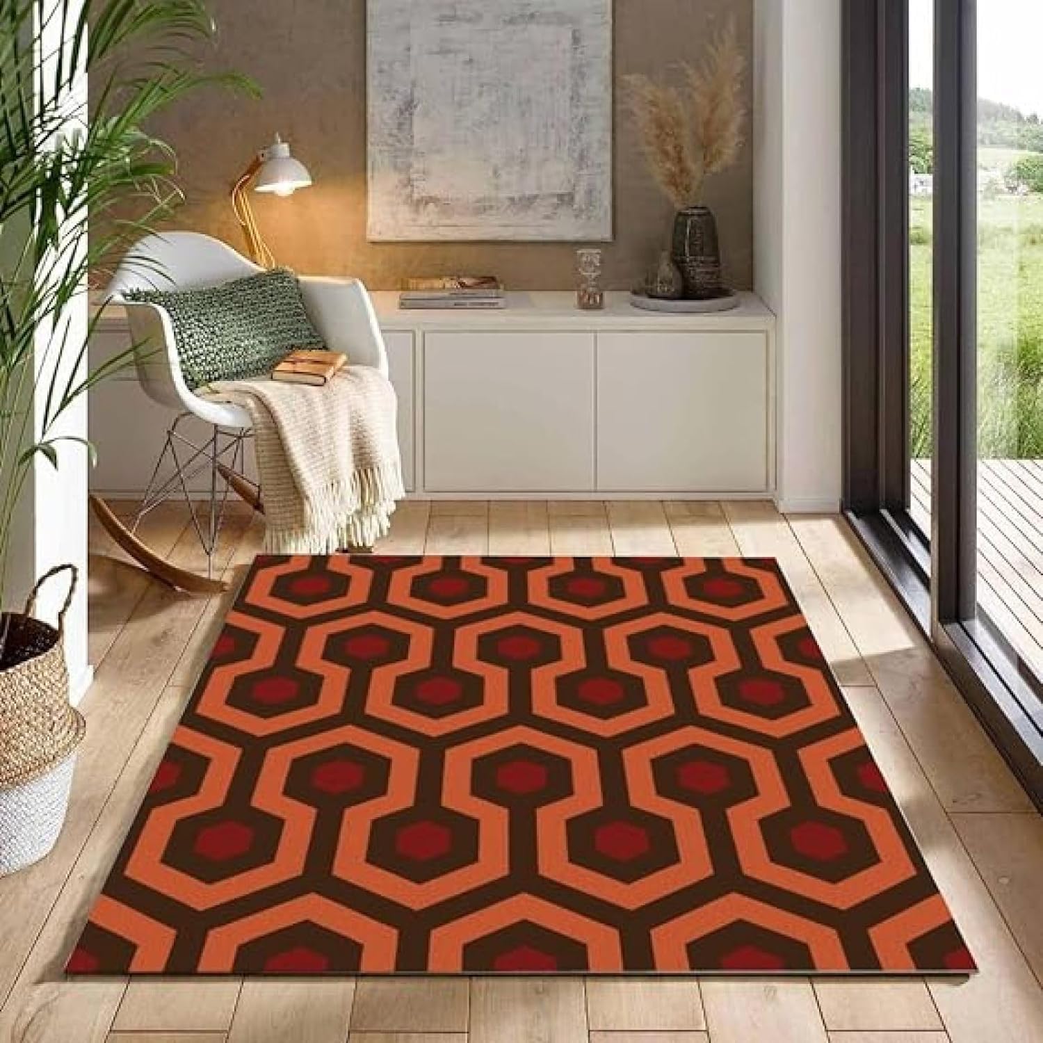 Amazon.com: The Overlook Hotel Shining Area Rugs, Seamless Honeycomb ...