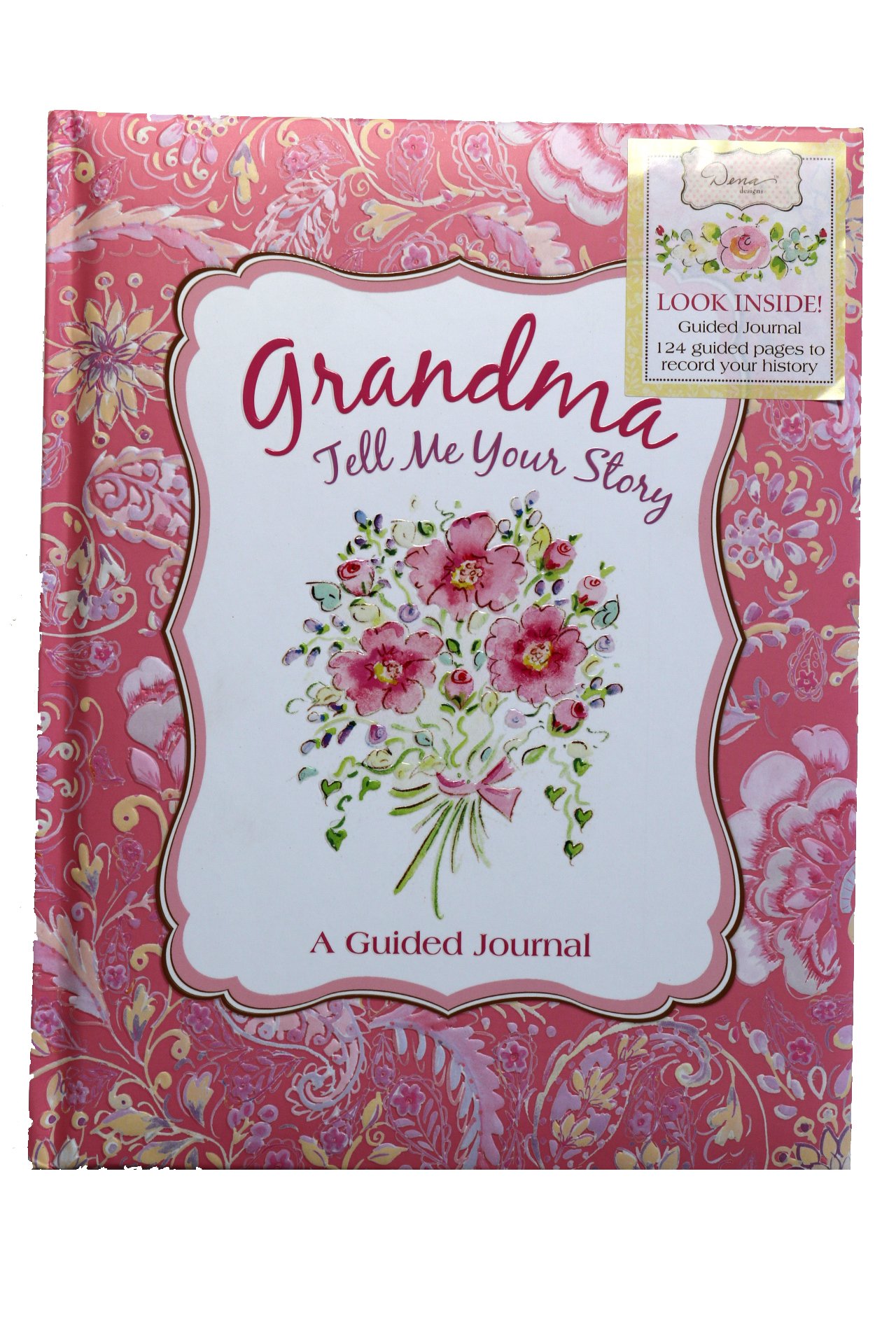 Snapklik.com : Dena Design Grandma Tell Me Your Story Large Guided Journal