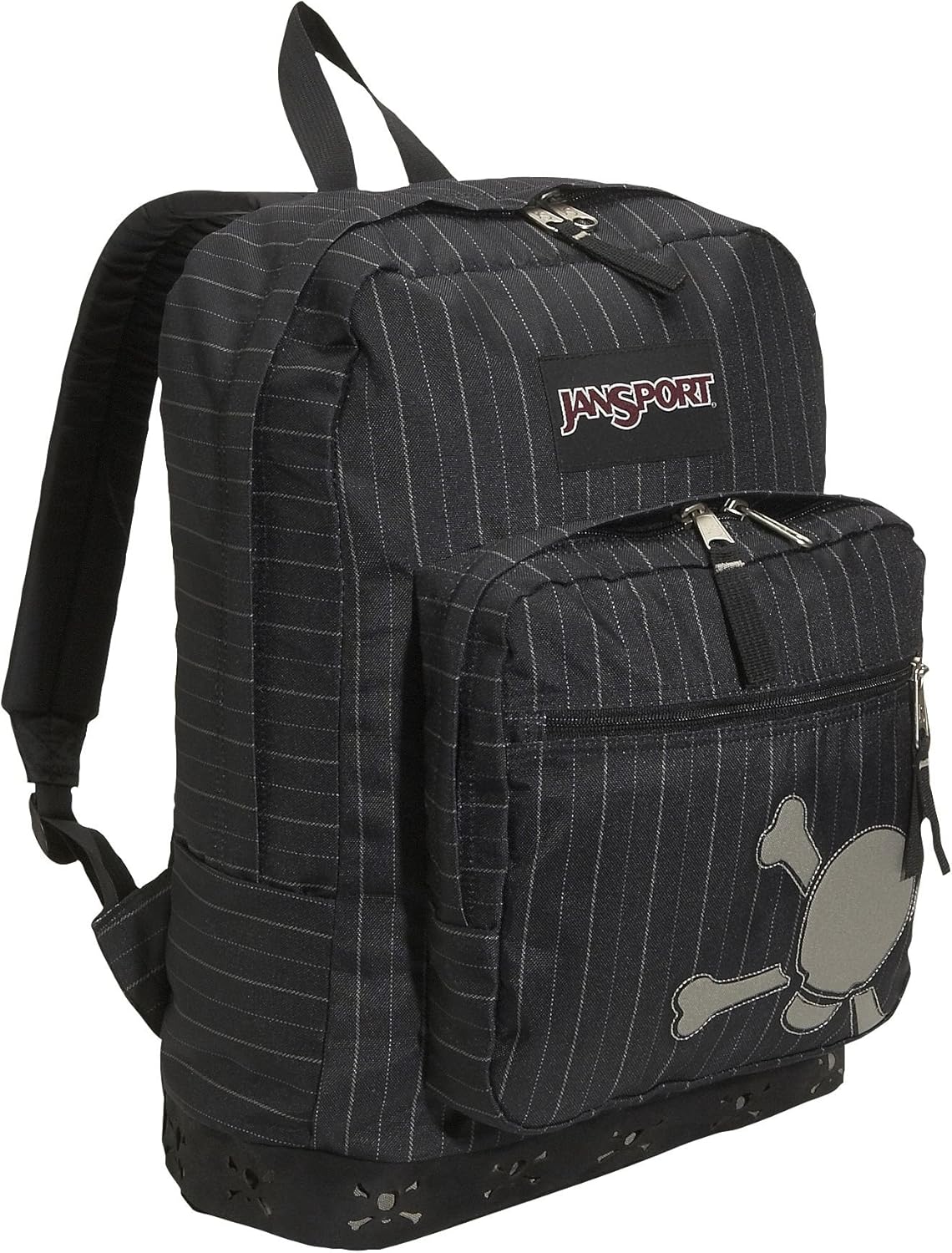 Amazon.com | JanSport Axle Backpack (Black/Grey/Skull) | Casual Daypacks