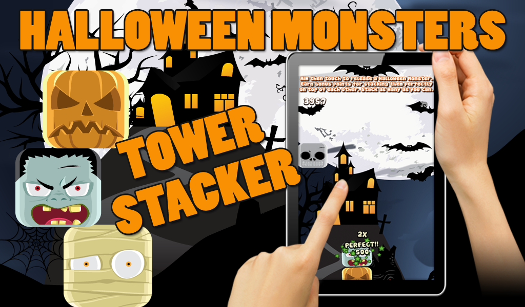 Halloween Monsters Tower Stacker KIds Game (Kindle Fire Edition) - App ...