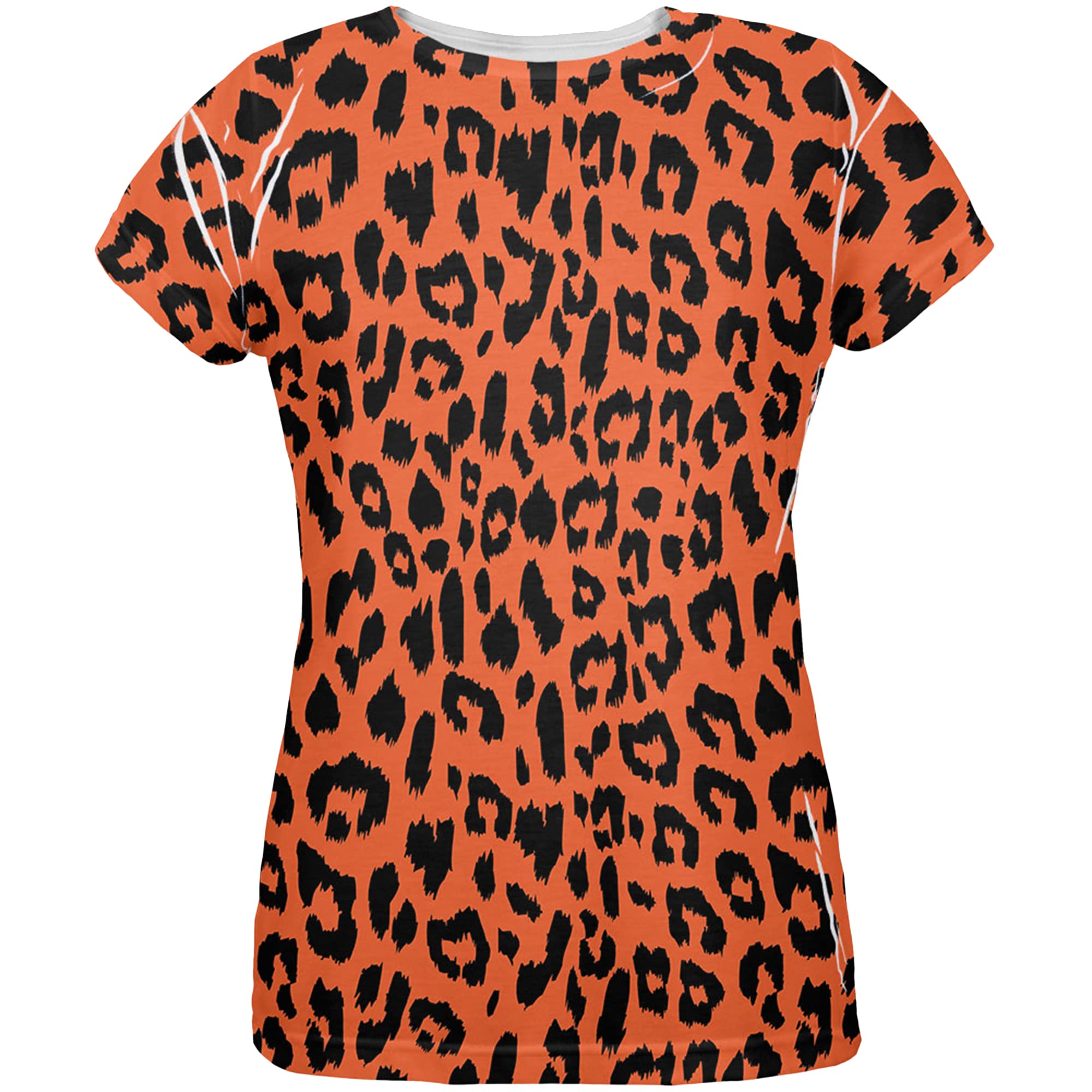 Orange Animal Print