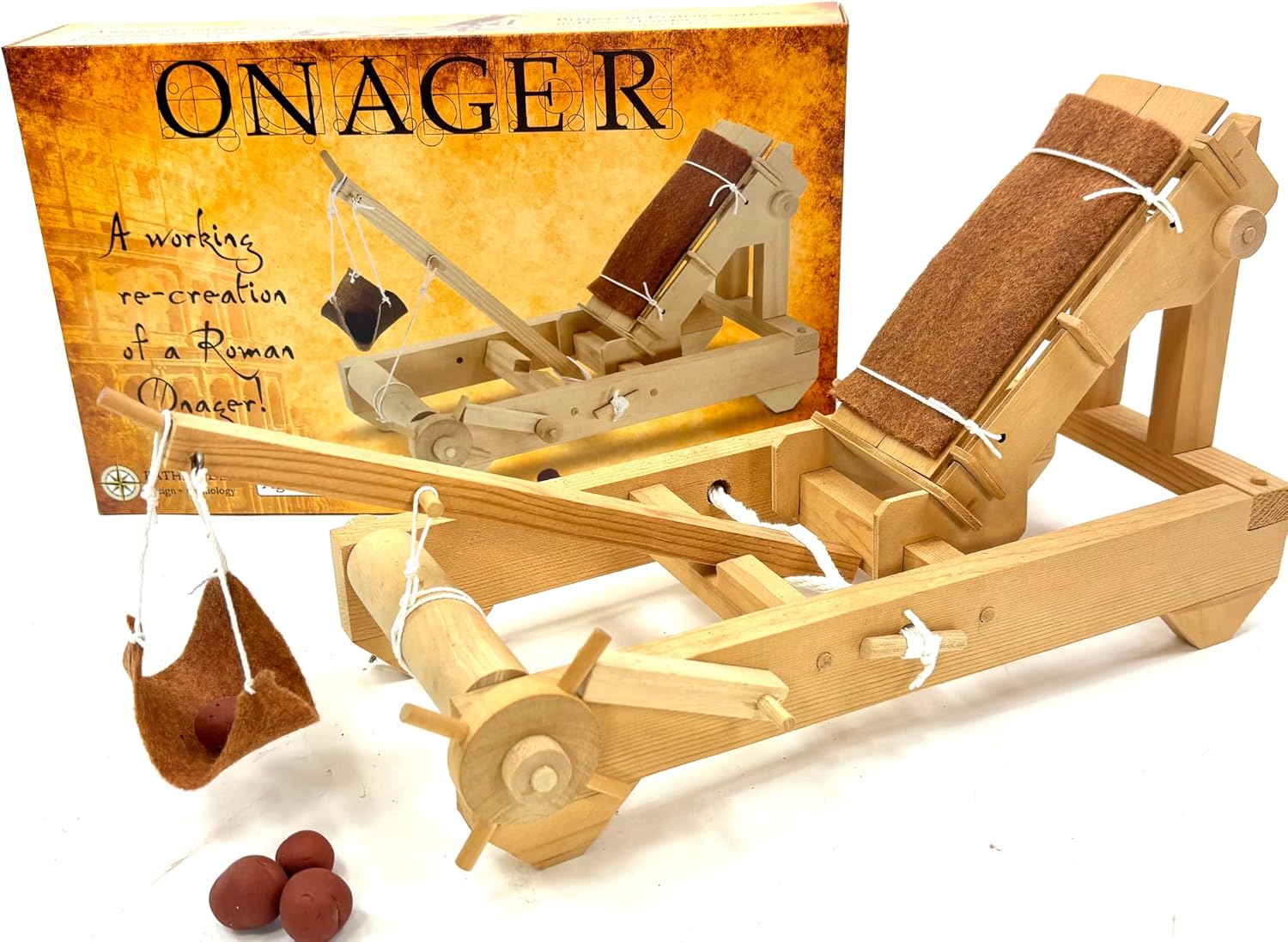 Amazon.com: Pathfinders STEM Kit – Medieval Onager Catapult | Build ...