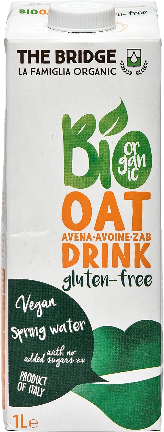 THE BRIDGE Boisson à l'avoine sans gluten 1L Bio - : Amazon.fr: Epicerie