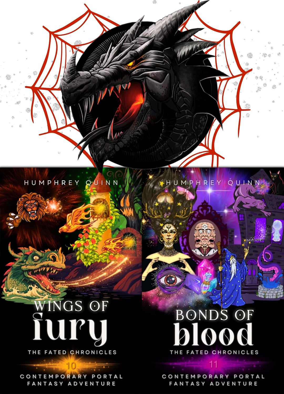 Amazon.com: Fated Chronicles Books 10-11 (Wings of Fury, Bonds of Blood ...