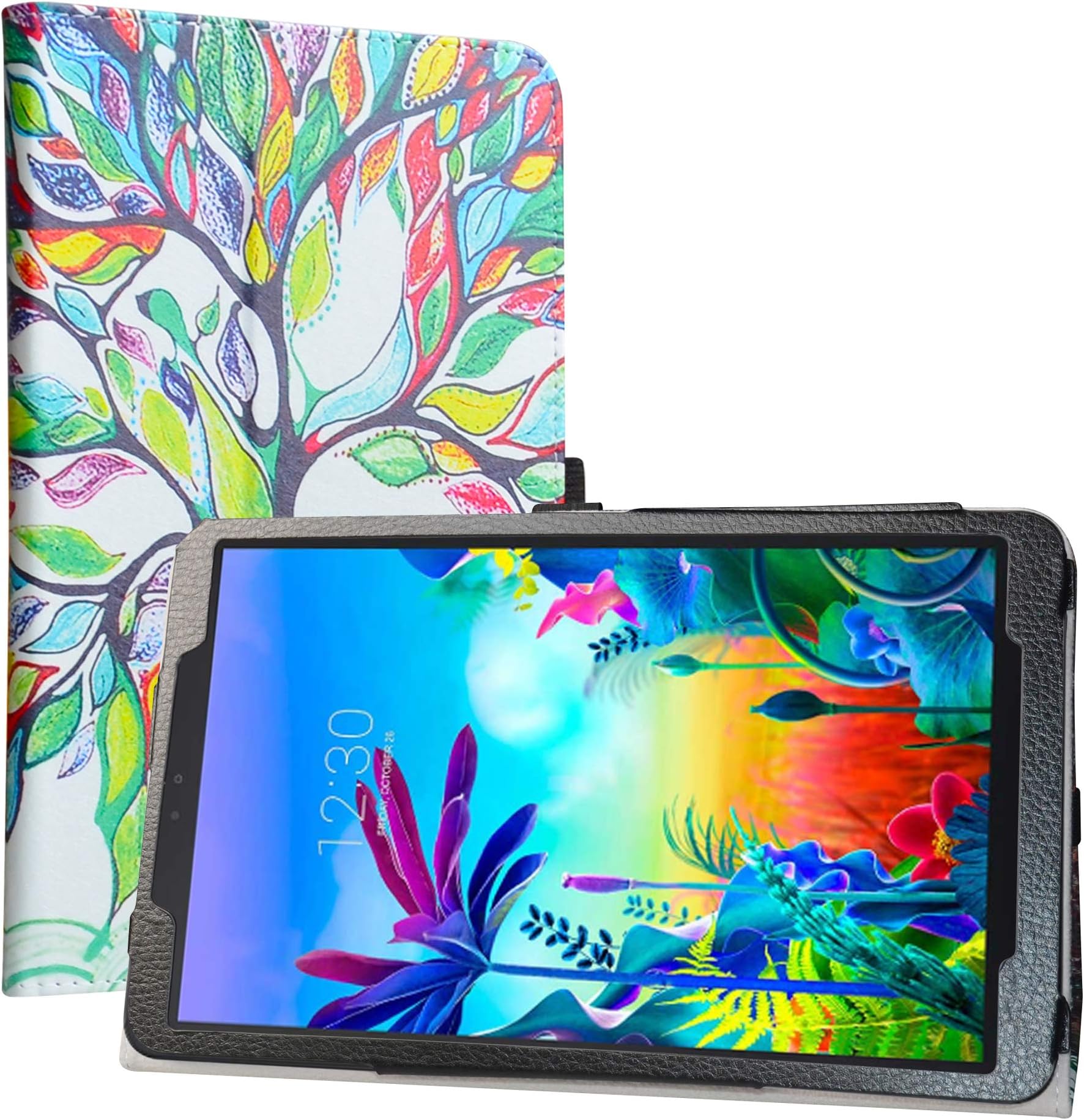 Amazon.com: Bige for LG G Pad 5 10.1 Case,PU Leather Folio 2-Folding ...