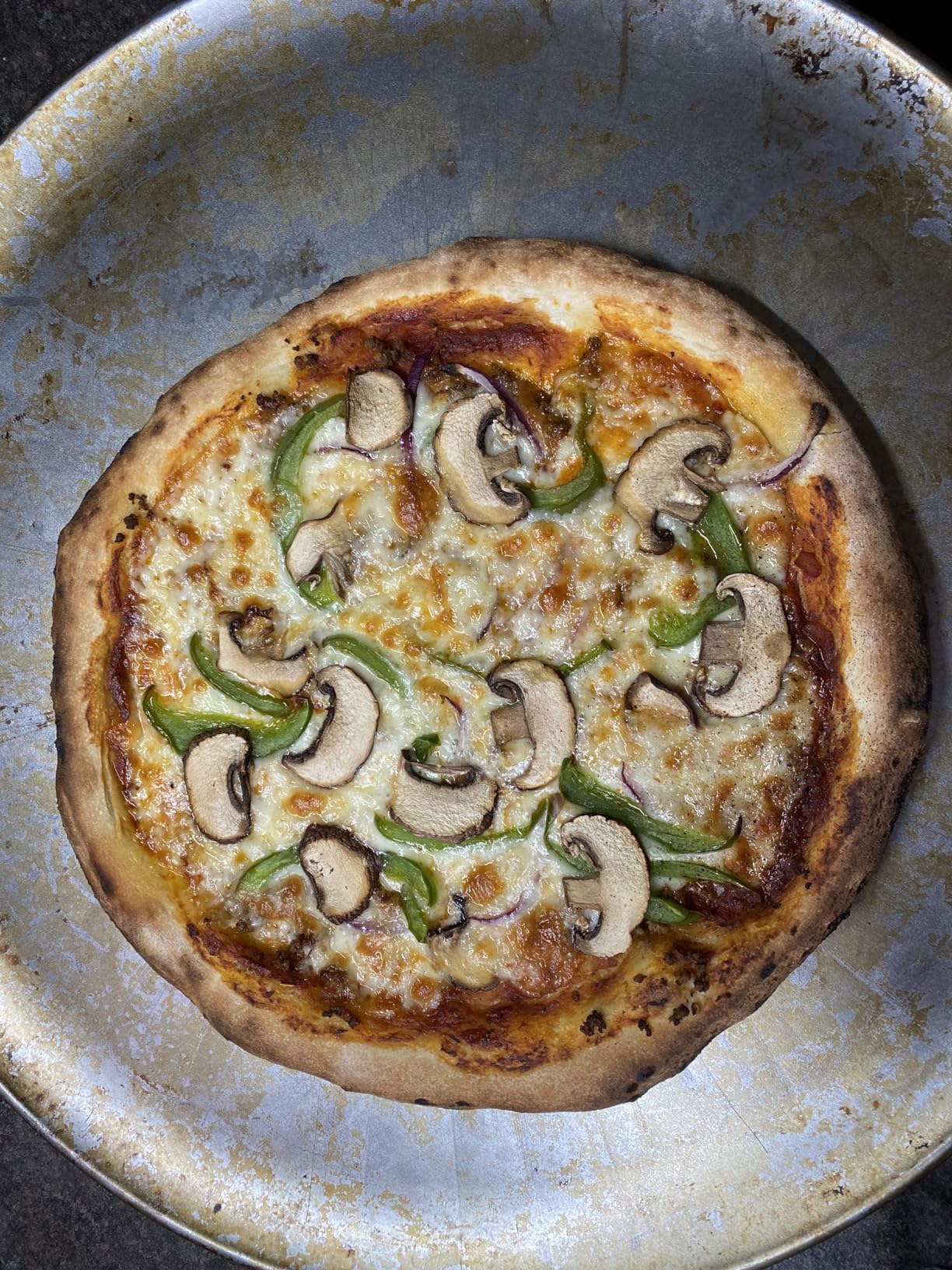 Seamless Pizza Screen, 4 Pack 10 Inch Nonstick Aluminum Pizza Baking ...