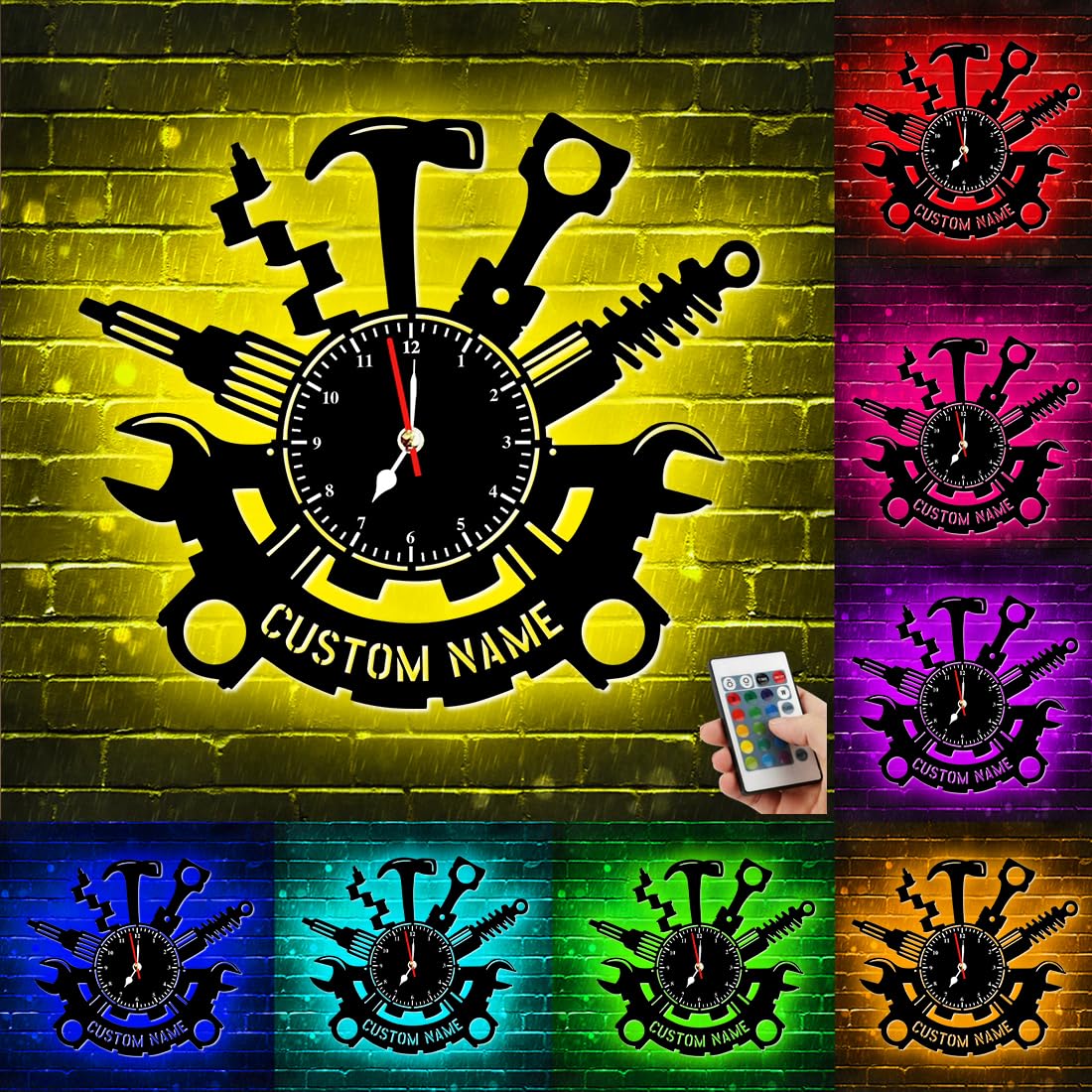 Custom Neon Wall Clocks ROLEX NEON WALL CLOCK. PRISTINE & MINT. 24"