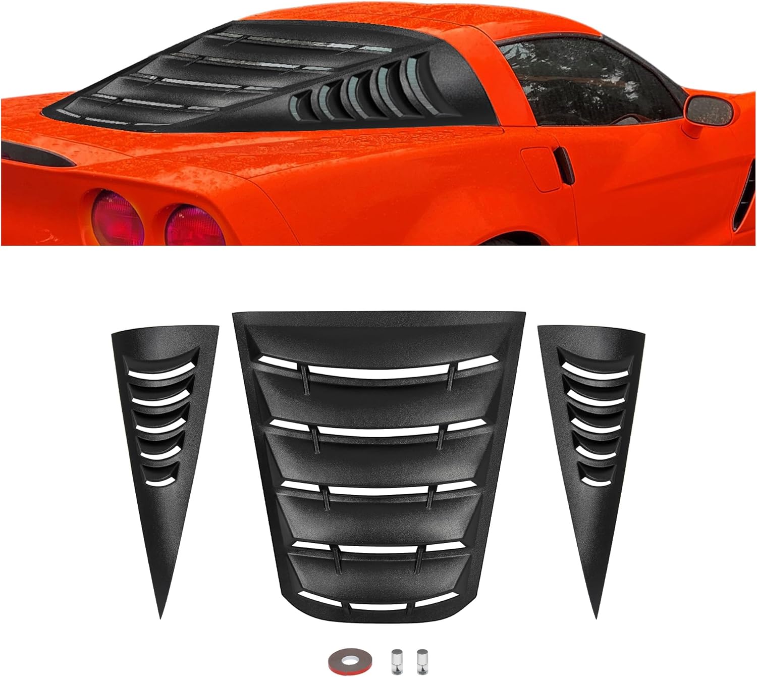 Amazon.com: HECASA Rear and Side Window Louvers Compatible with 2005 ...