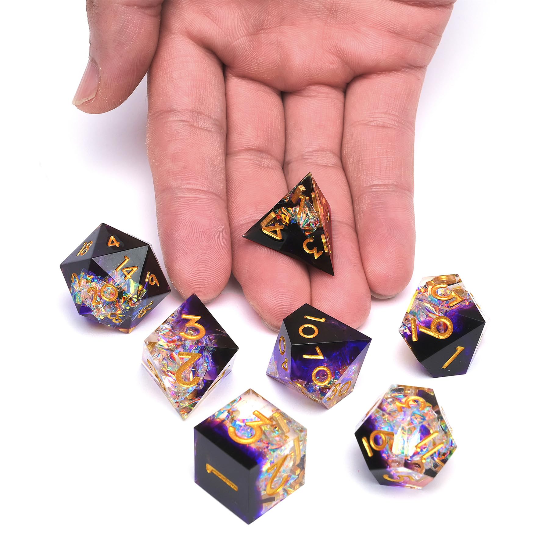 Snapklik.com : Resin Dice DND Set, Dungeons And Dragons 7 Piece ...