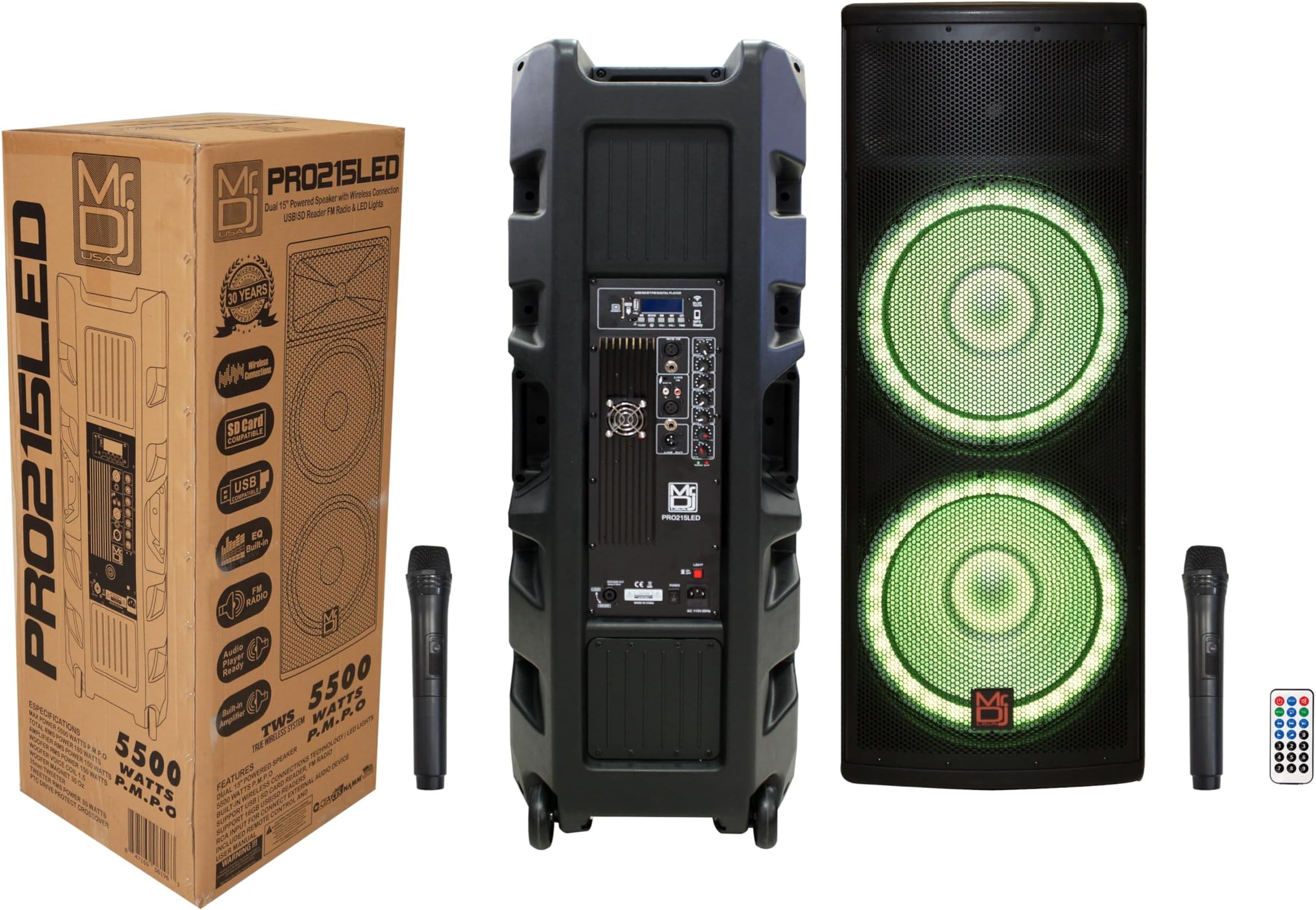 Amazon.com: ION Block Rocker Plus - 100W Bluetooth Outdoor Speaker with ...