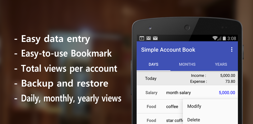 Simple Account Book (free):Amazon.com:Appstore for Android