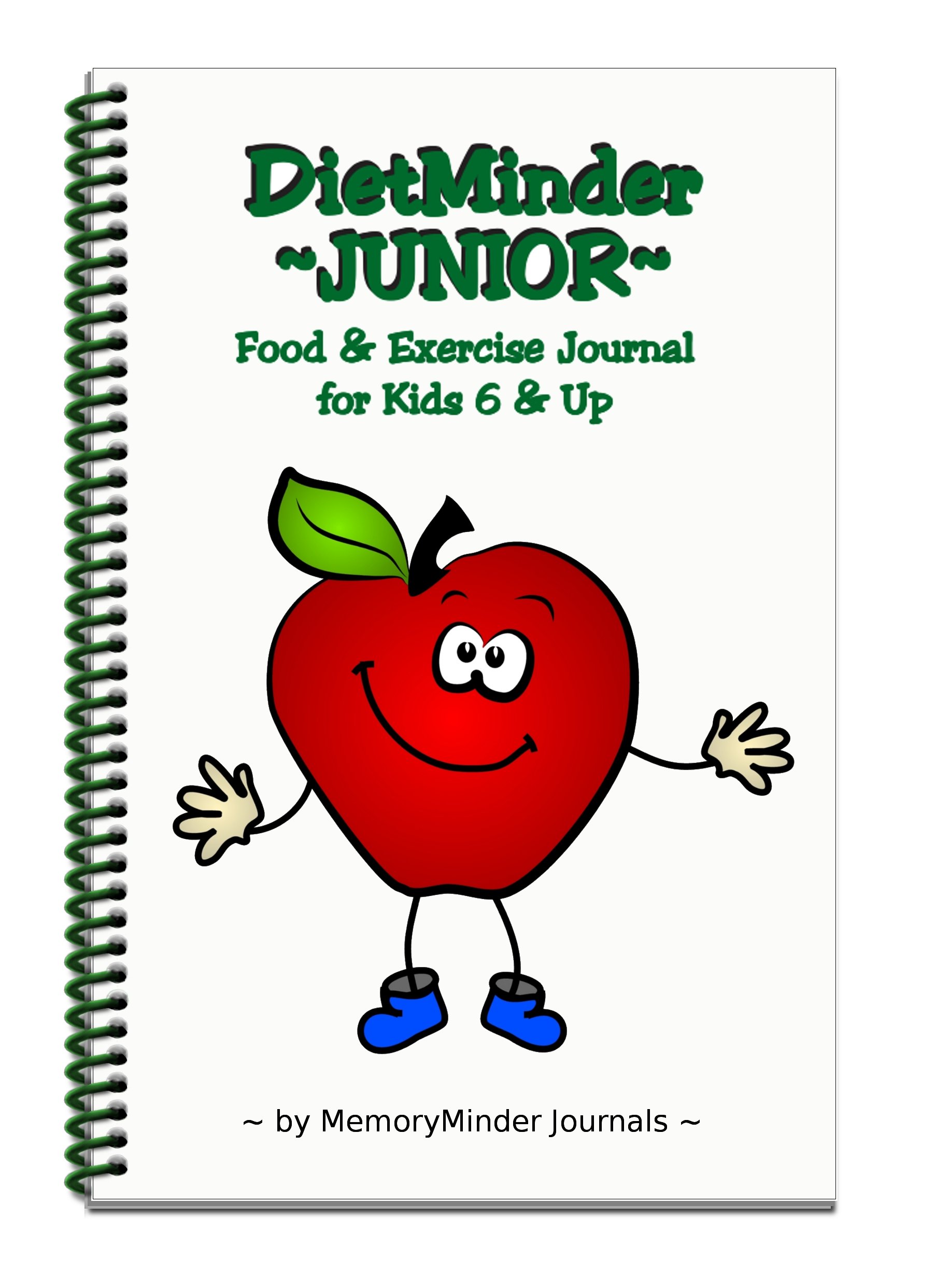 DietMinder JUNIOR Food & Exercise Journal for Kids 6 & Up: F. E ...